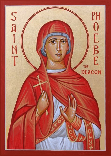 Orthodox icon of Saint Phoebe the Deacon - Icons