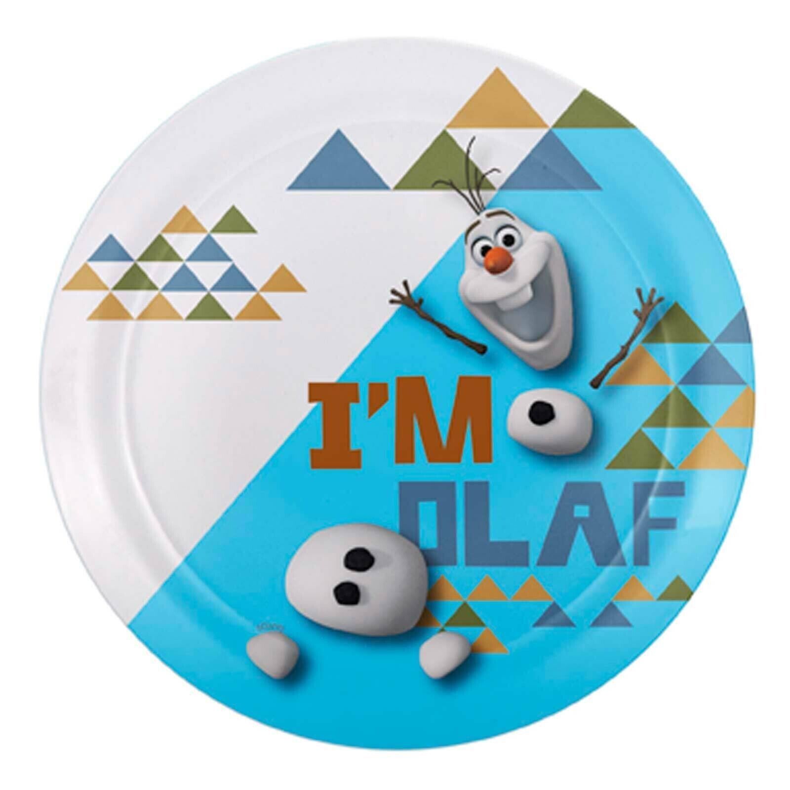 Zak Designs Olaf Plate-Melamine - Utensils