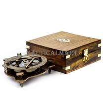 NauticalMart 5" Triangular Beautiful Nautical Sundial Compass W/Level ...