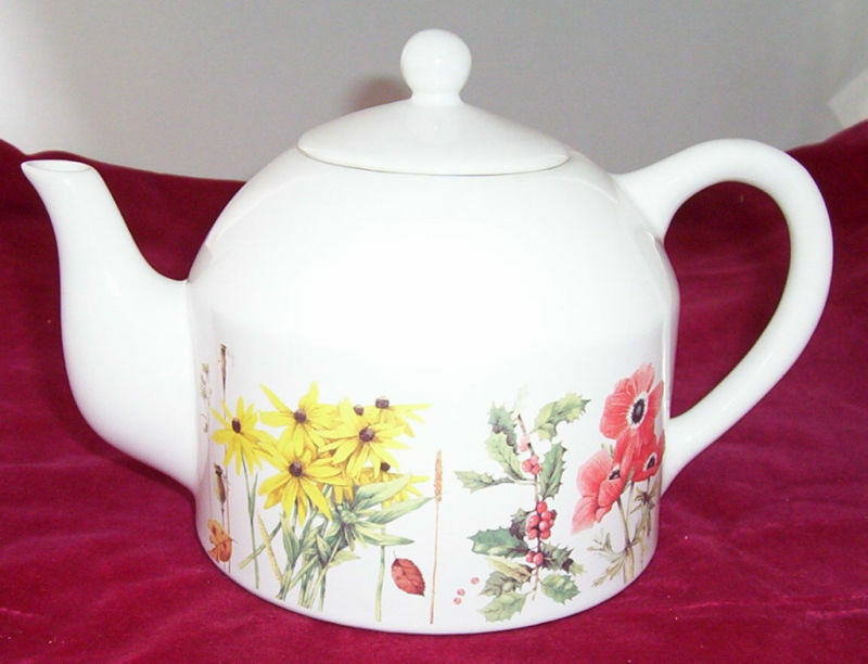 MARJOLEIN BASTIN WILDFLOWER TEAPOT TEA POT BUTTERFLY - Tea & Coffee Pots