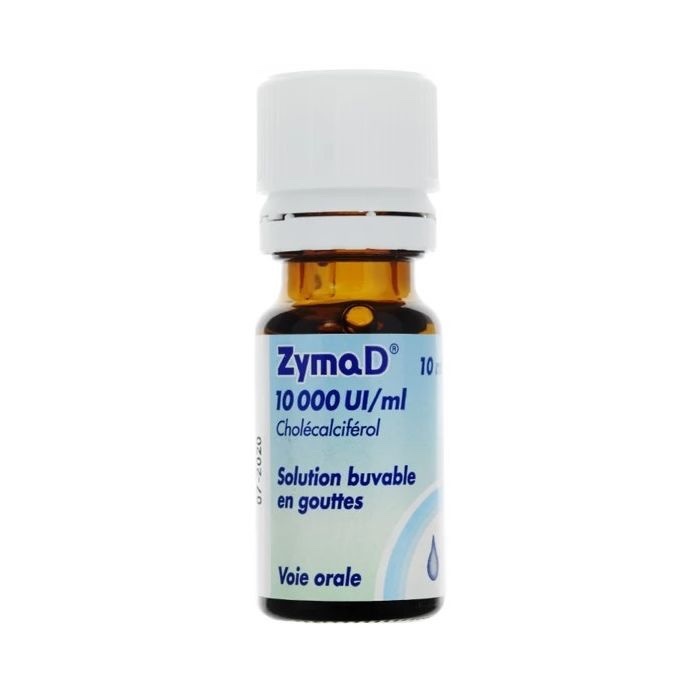 Zyma-Vitamin D 10,000 UI / ml Drinkable Solution/Drops-Bottle of 10ml ...