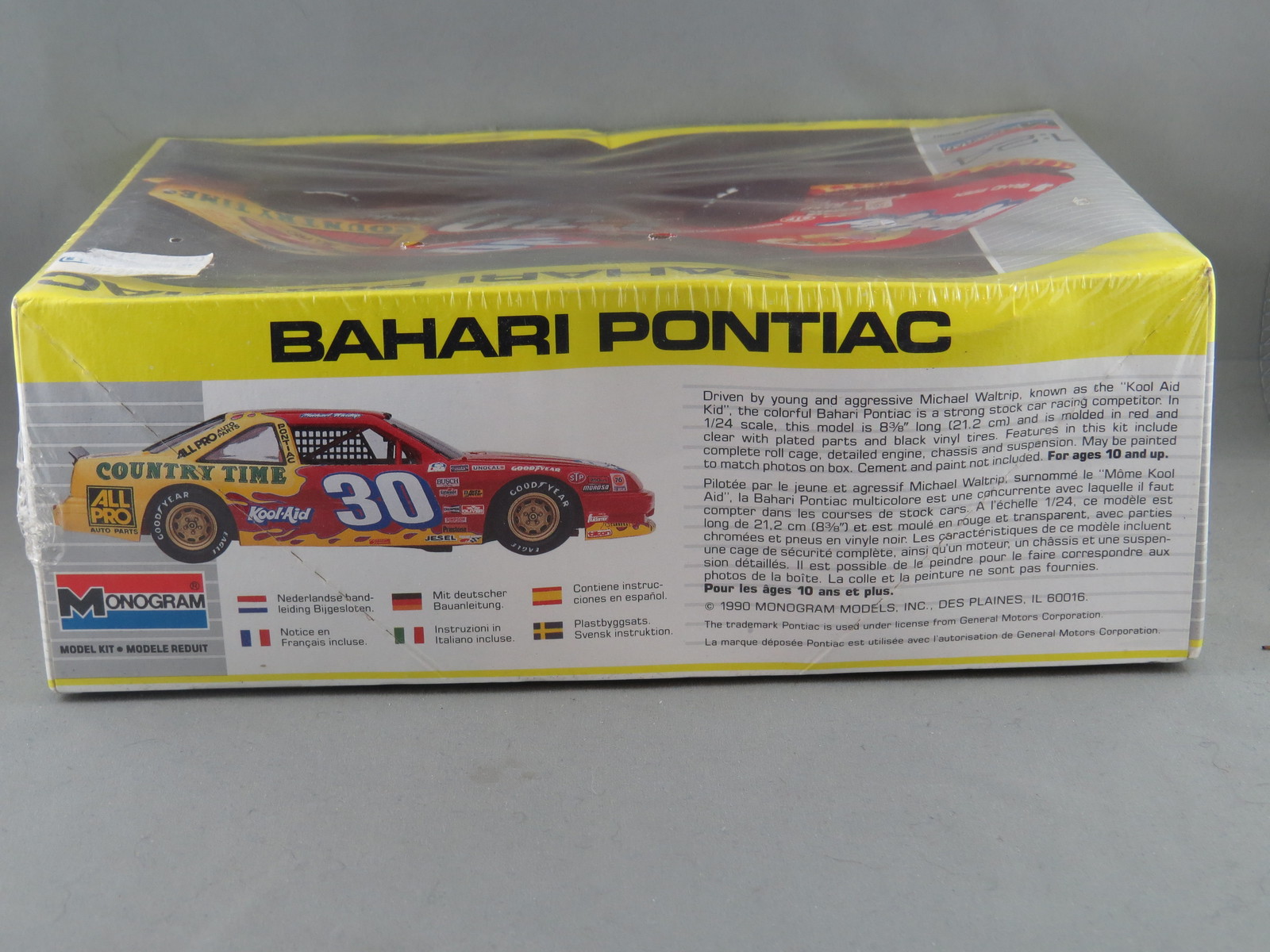 Vintage Nascar Model - Bahari Pontiac by Monogram - 1/24 Scale New in ...