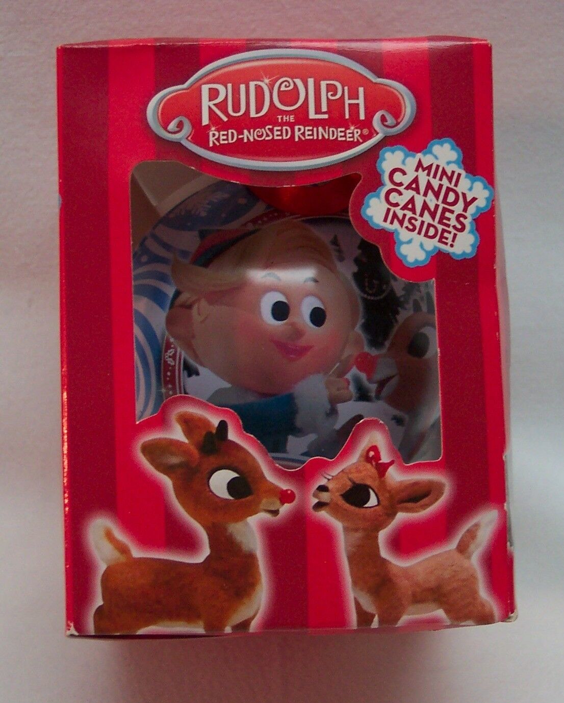 RUDOLPH THE RED NOSED REINDEER MISFIT TOYS HERMIE BALL 3" CHRISTMAS ...