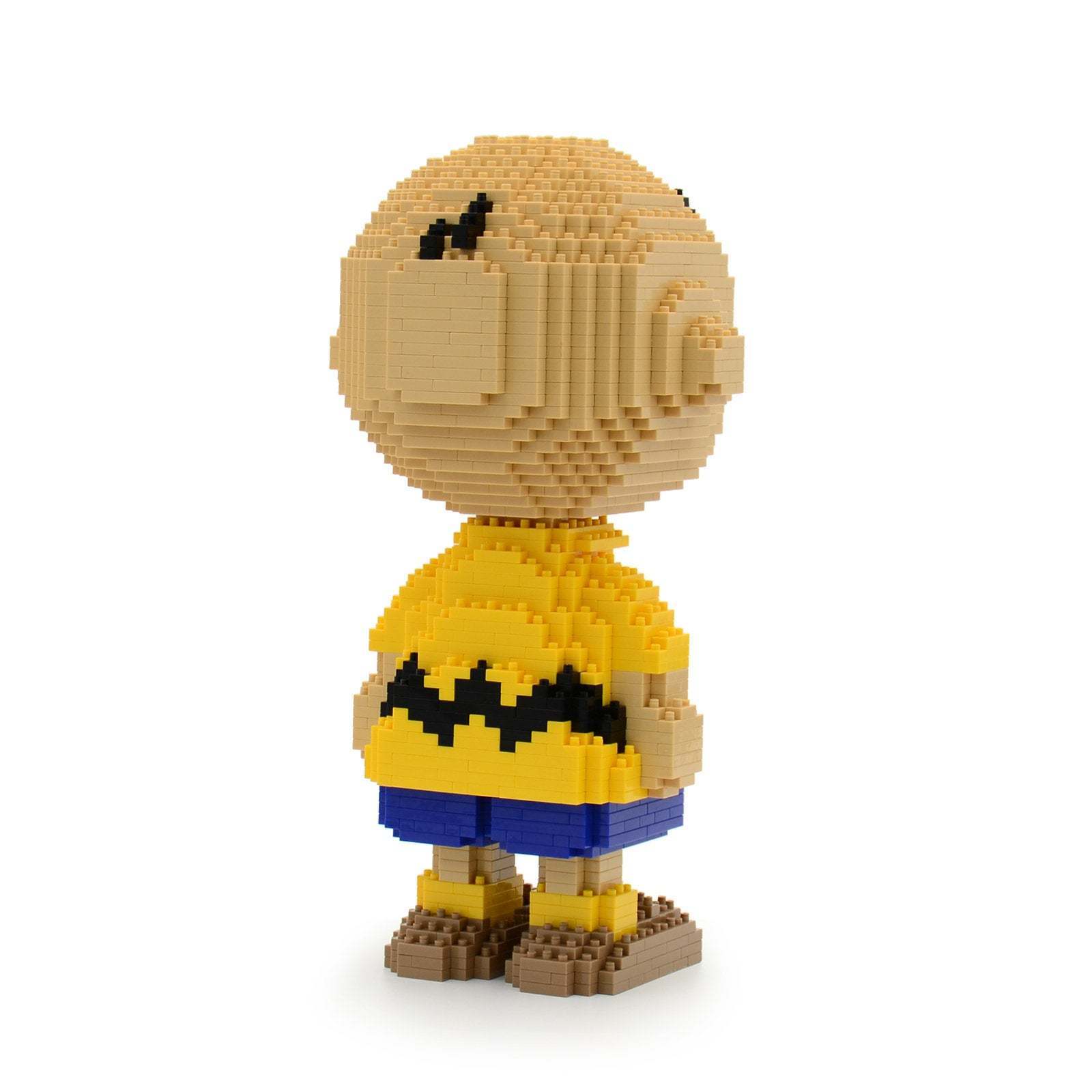 Charlie Brown (Peanuts) Brick Sculpture (JEKCA Lego Brick) DIY Kit ...