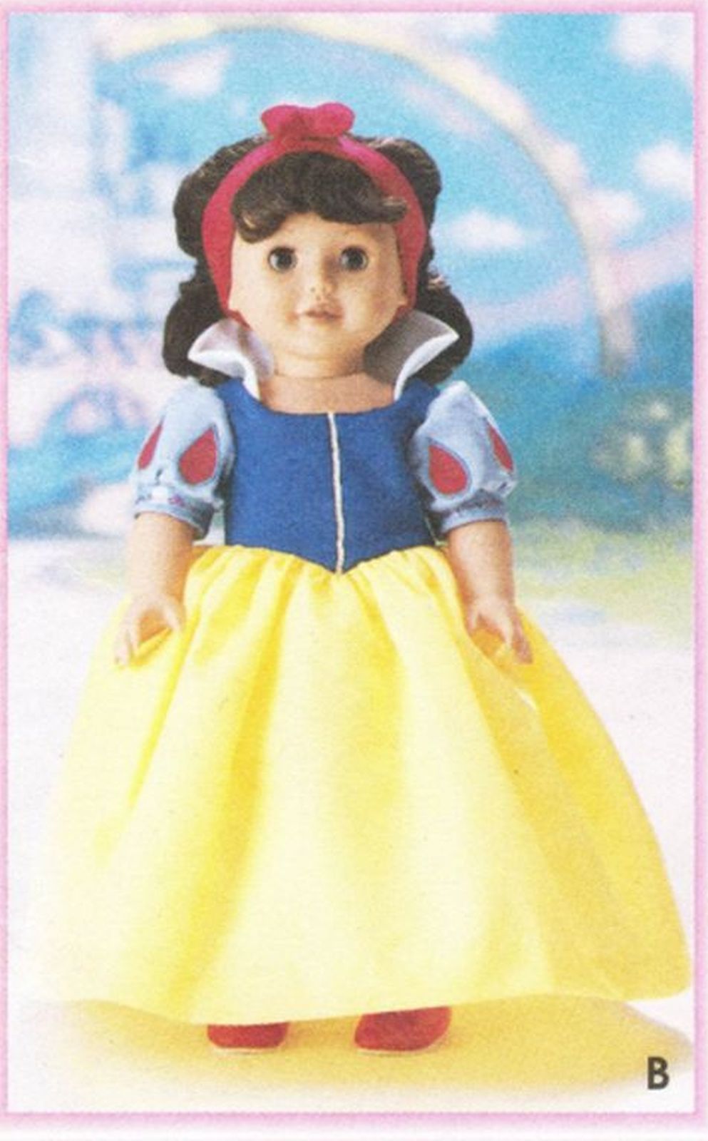 Disney Princess 18" Doll Belle Ariel Cinderella Snow White Costumes Sew ...