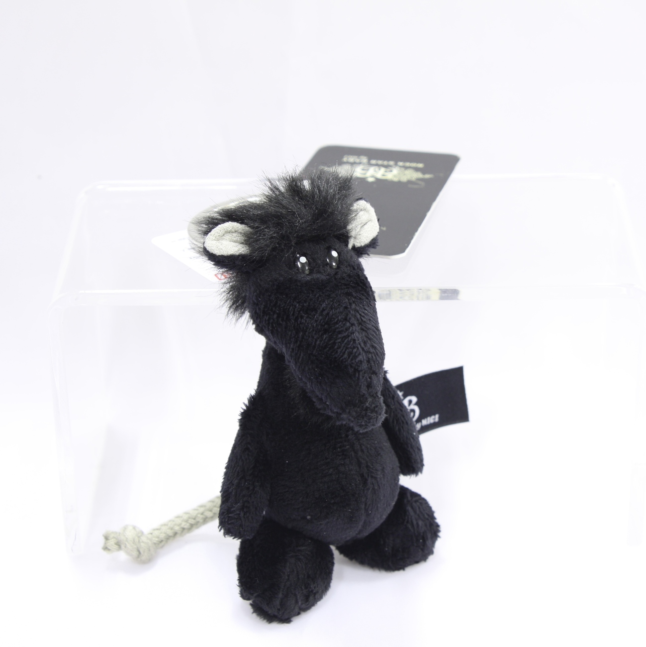 NICI Rat Black Animal Plush Stuffed Toys Beanbag Key Chain Keyrings ...