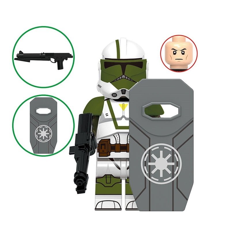 8pcs Star Wars Commander Cody Appo Doom the 442nd Battalion Minifigures ...