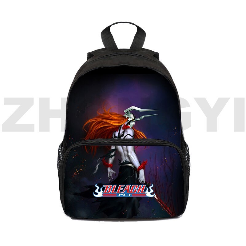 Hot 3D Print Anime Bleach Backpacks 12/16 Inch Mini Cartoon ...