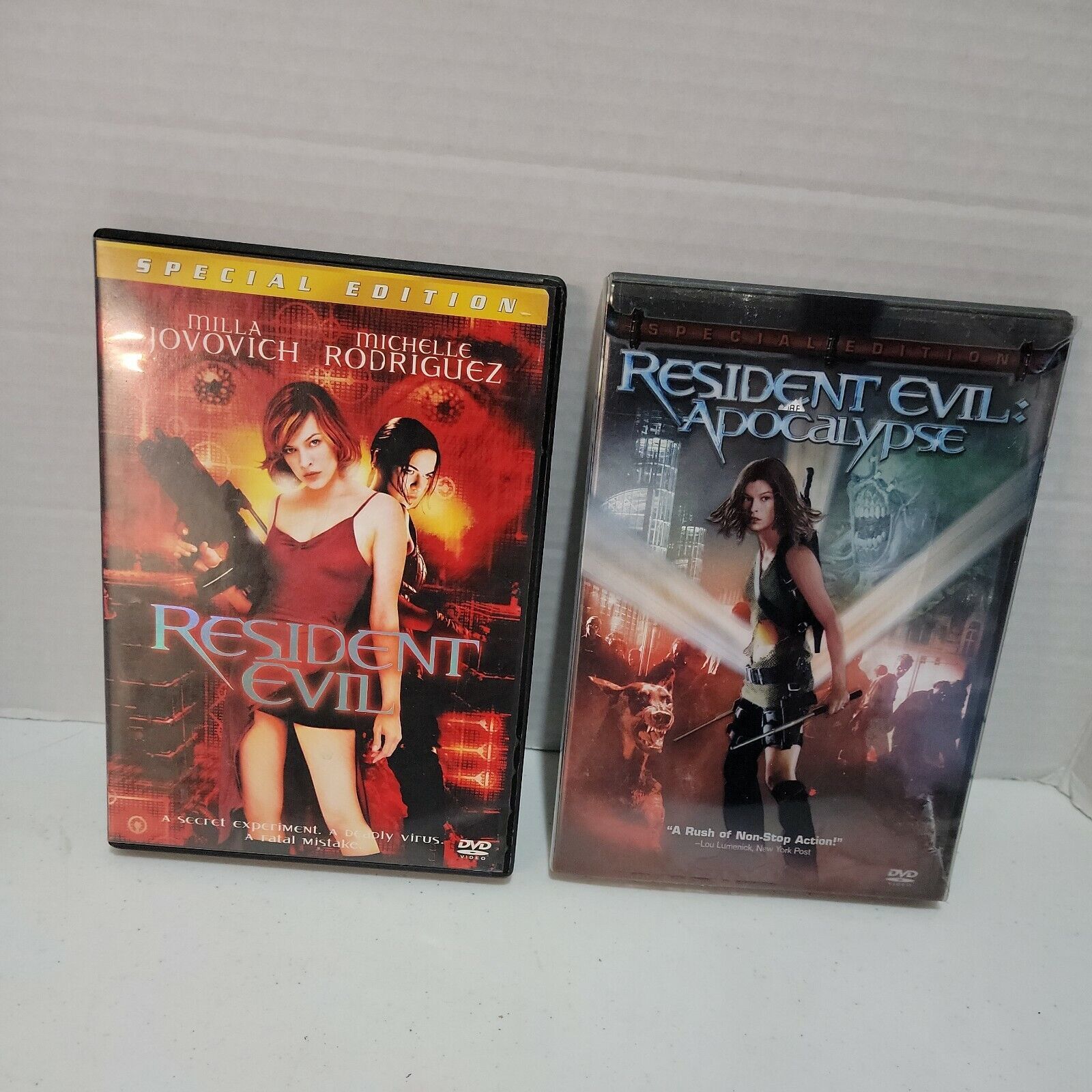 Resident Evil DVD lot Resident Evil: Apocalypse Movies Milla Jovovich ...