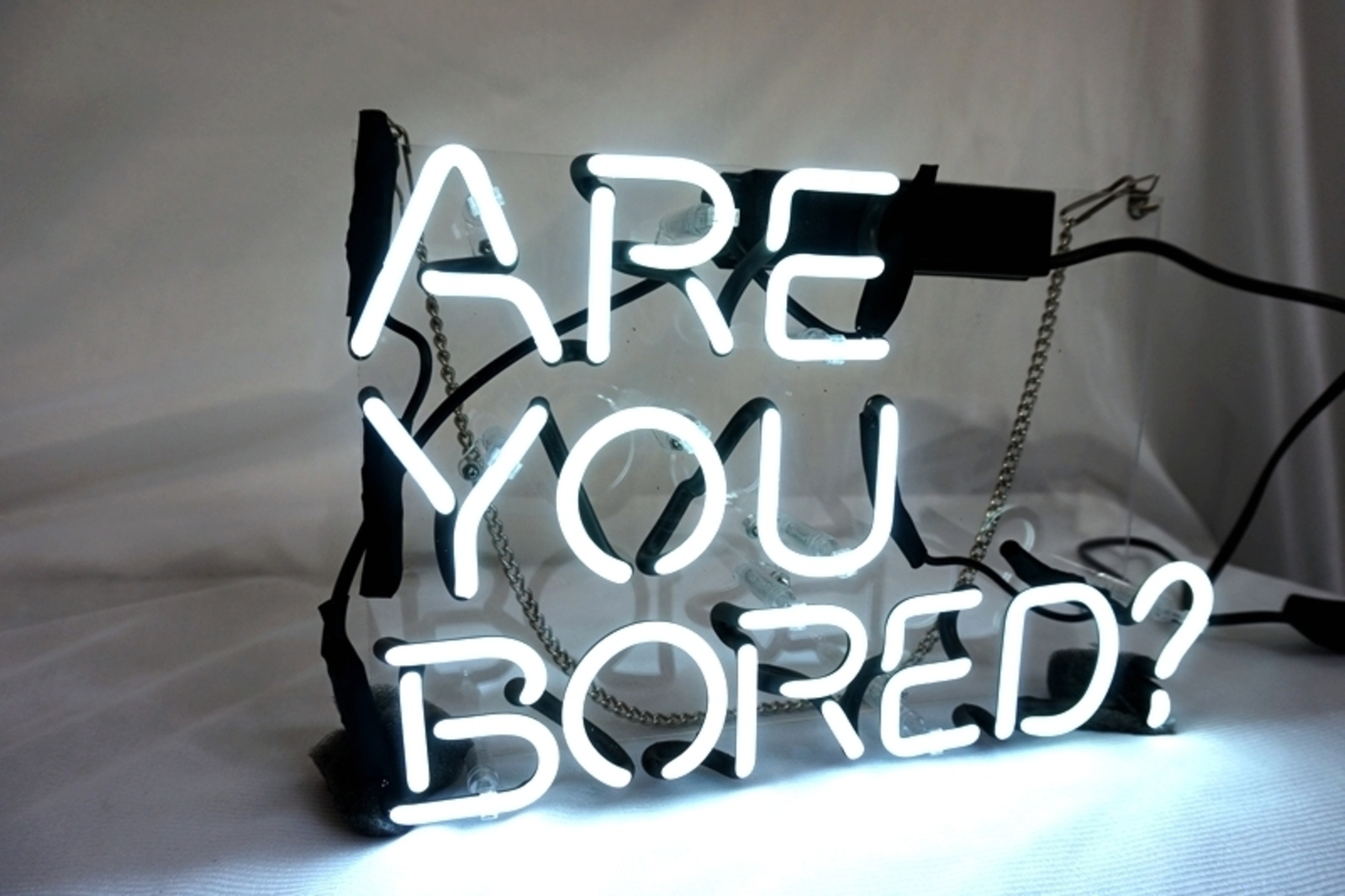 'Are You Bored' Beer Bar Pub Decor Art Real Neon Light Sign 12"x8 ...