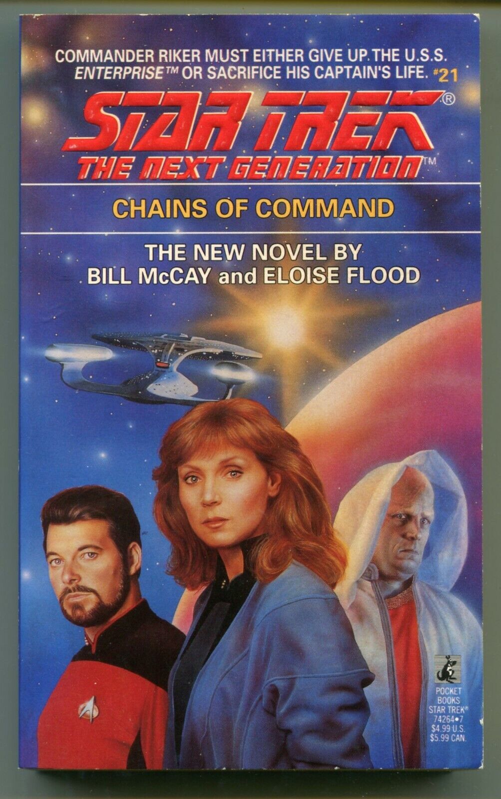 Star Trek Next Generation 21 Chains of Command Bill McCay Eloise Flood ...