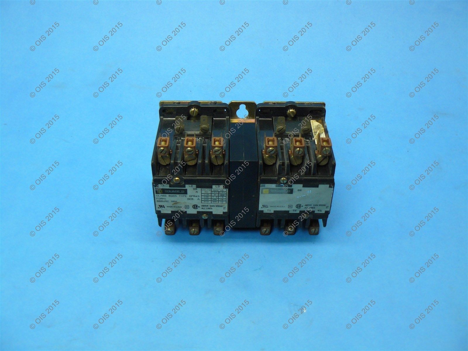 Square D 8965-DPR43-V02 Reversible Hoist Contactor 3 Pole 40 Amp 120 ...