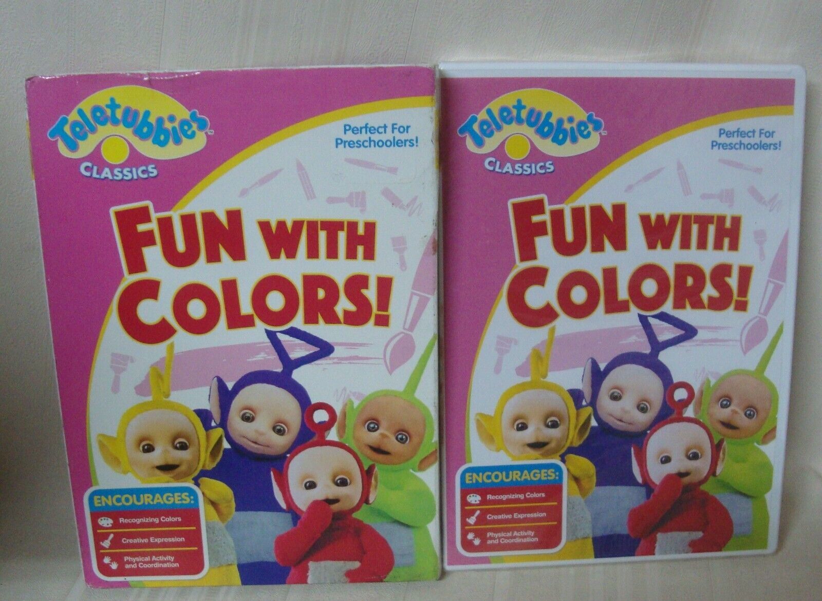 Teletubbies Classics FUN WITH COLORS DVD + SlipCover NEW & SEALED ...