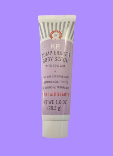 FIRST AID BEAUTY KP Bump Eraser Body Scrub with 10% AHA NWOB 1 oz ...