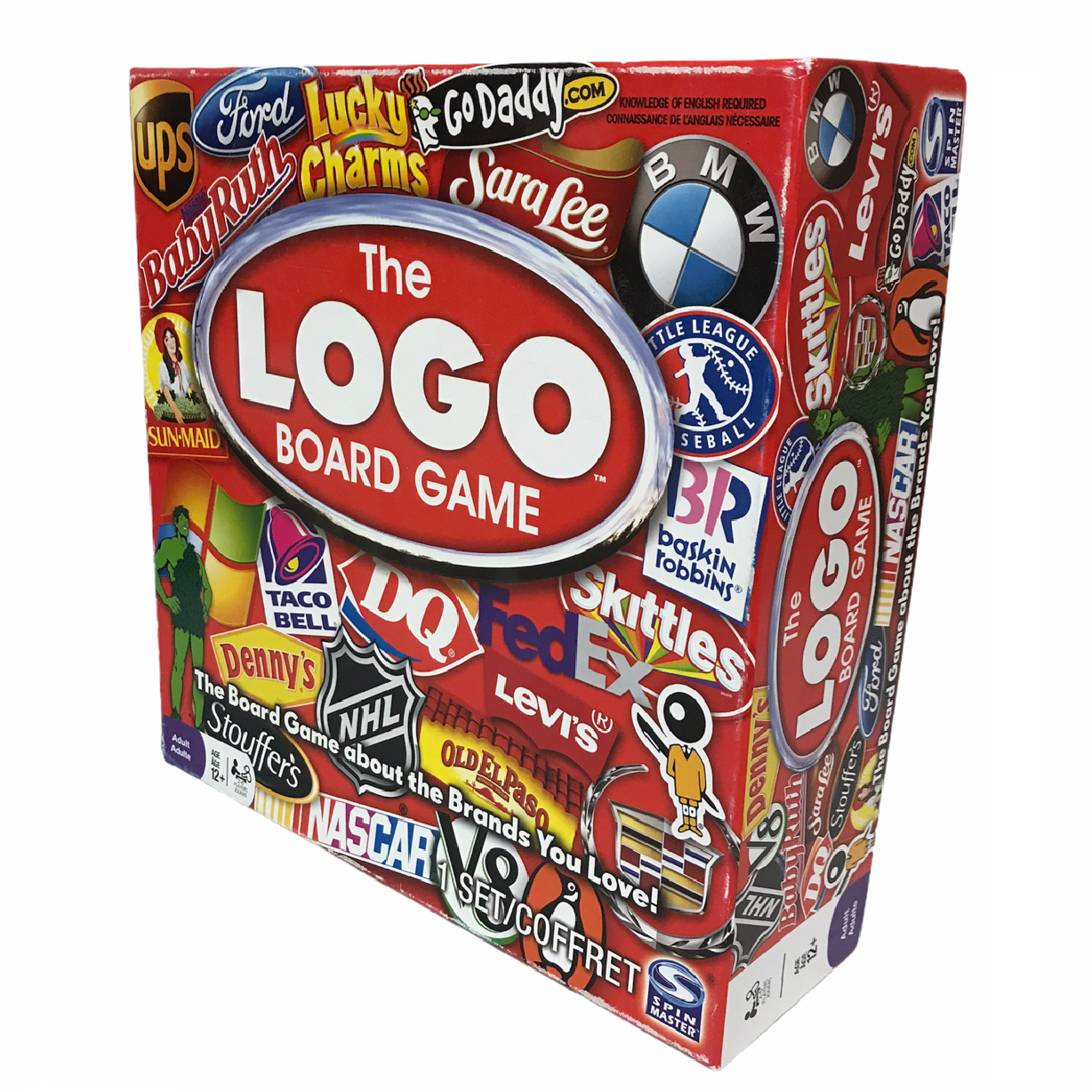The Logo Board Game About The Brands You Love by Spinmaster Used ...