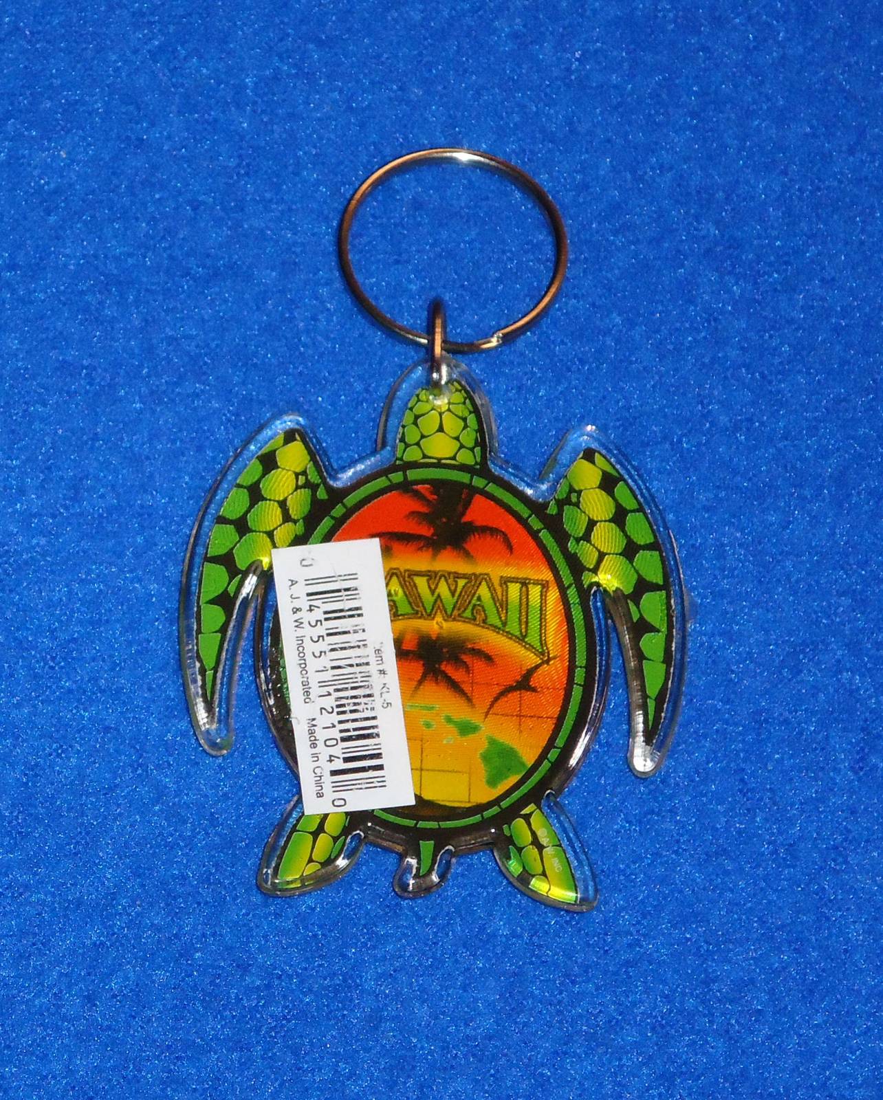 BRAND NEW AWESOME HAWAII KEYCHAIN PALM TREES SUNSET BEACH SAILBOAT ...