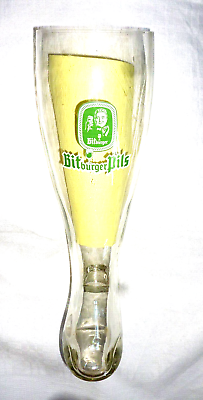 Bitburger Pils Bitburg GIANT 2L German Beer Glass Boot - Germany