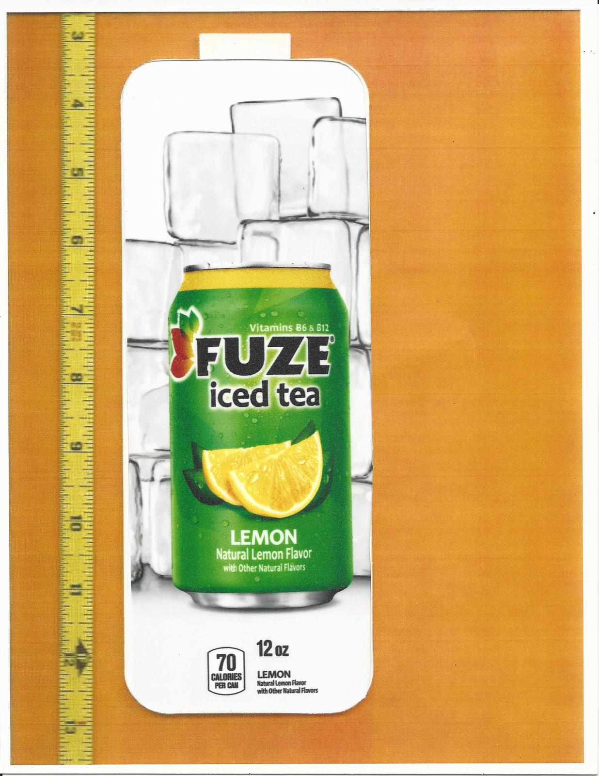 Coke Chameleon Size Fuze Iced Tea Lemon 12 oz CAN Soda Machine Flavor ...