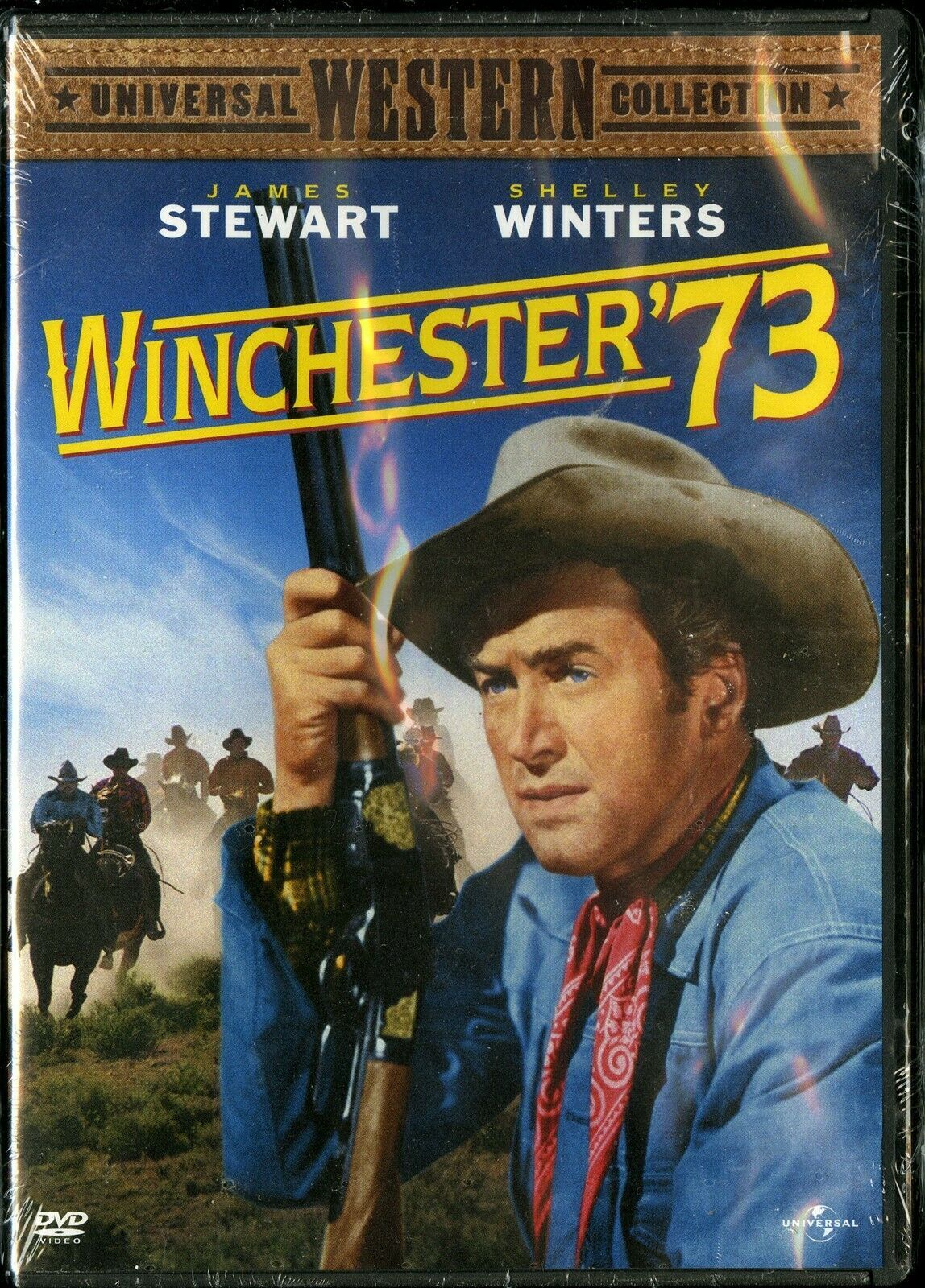 WINCHESTER 73 DVD SHELLY WINTERS JAMES STEWART UNIVERSAL VIDEO NEW ...
