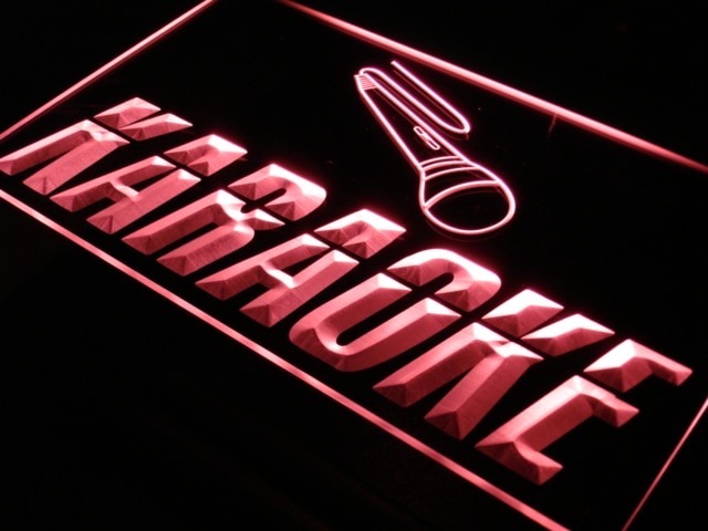 Karaoke Open LED Neon Light Sign Cafe Bar Pub Luminous Display Glowing ...