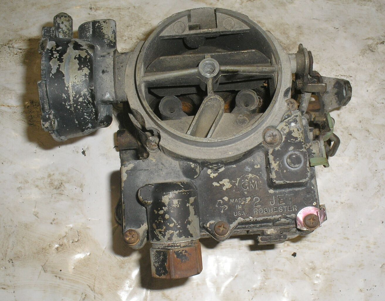 233 HP Mercruiser Ford 351 5.8L 2BBL Carburetor Rochester - Intake ...