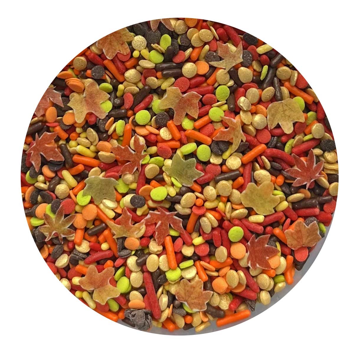 Fall Splendor ~ Fall ~ Autunm Sprinkle Mix with Mini Edible Wafer ...