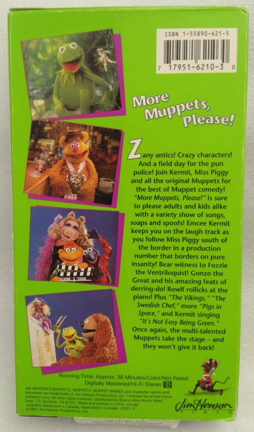 VHS Muppets - Its the Muppets - "More Muppets, Please" (VHS, 1997 ...