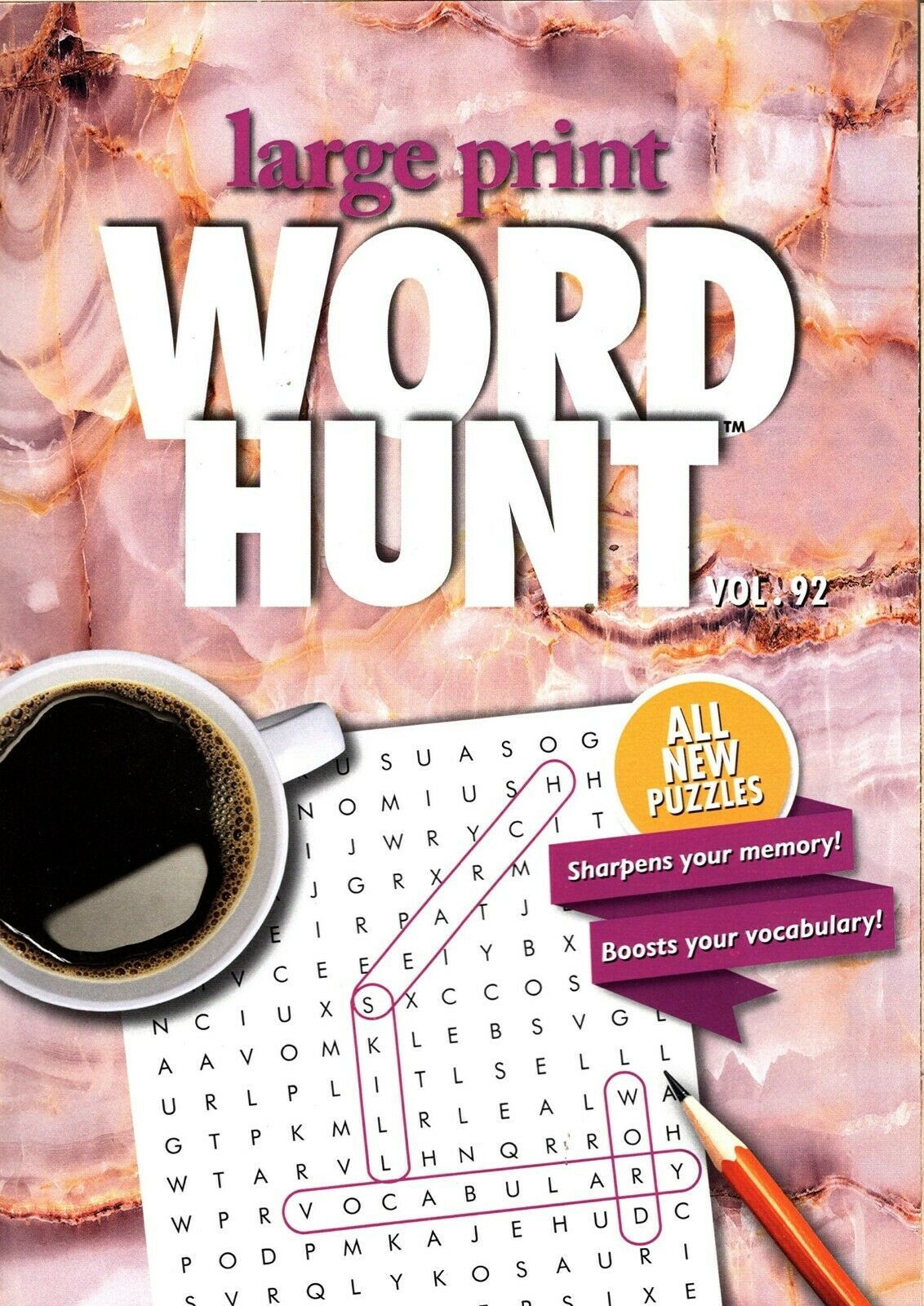 Large Print Word Hunt - All New Puzzles - Vol. 92 - Other