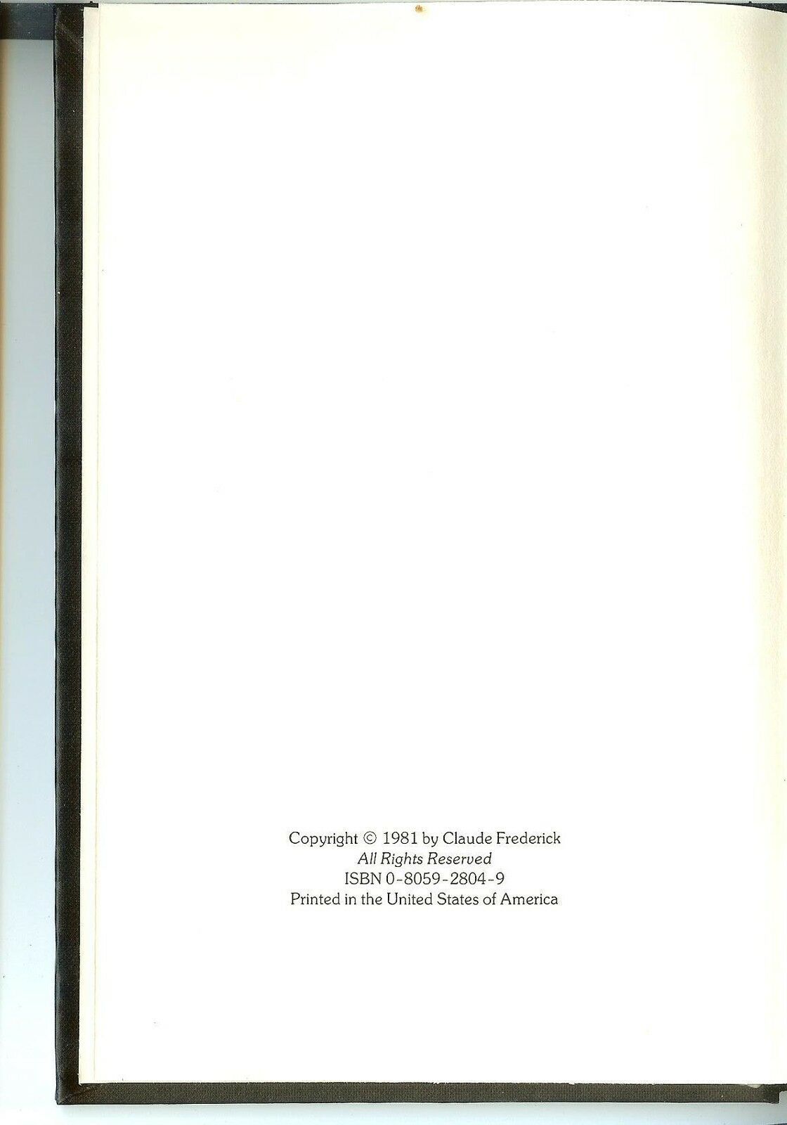 A Ranch Romance by Claude Frederick (1981, Hardcover, DJ) - Books