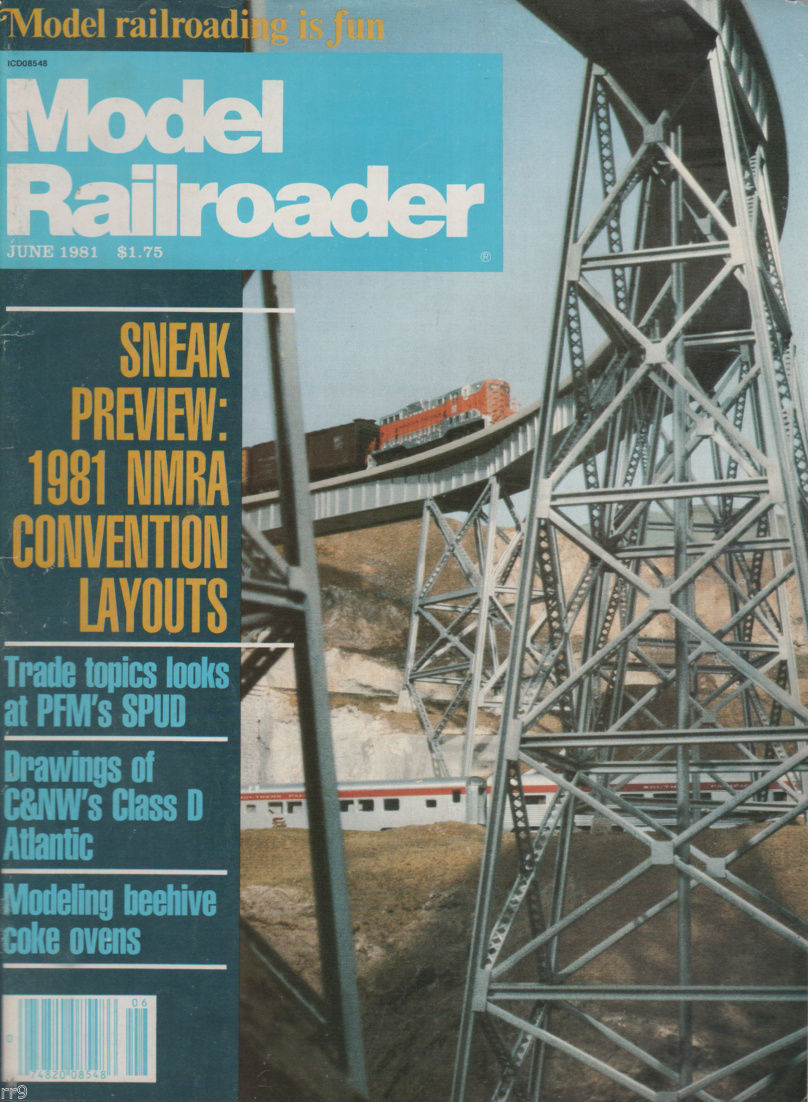 Model Railroader Magazine June 1981 NMRA Convention Layouts - Magazines