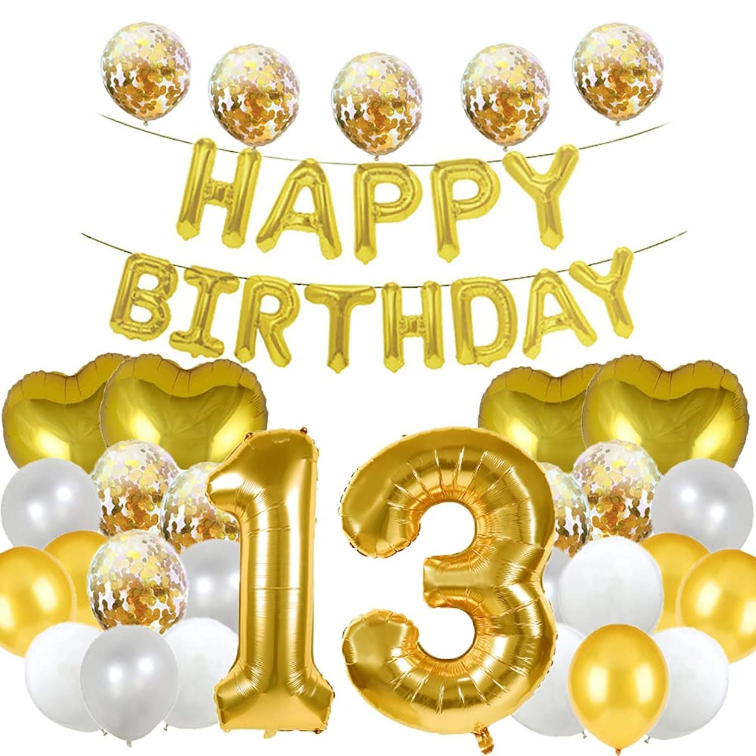 Sweet 13Th Birthday Balloon 13Th Birthday Decorations Happy 13Th ...