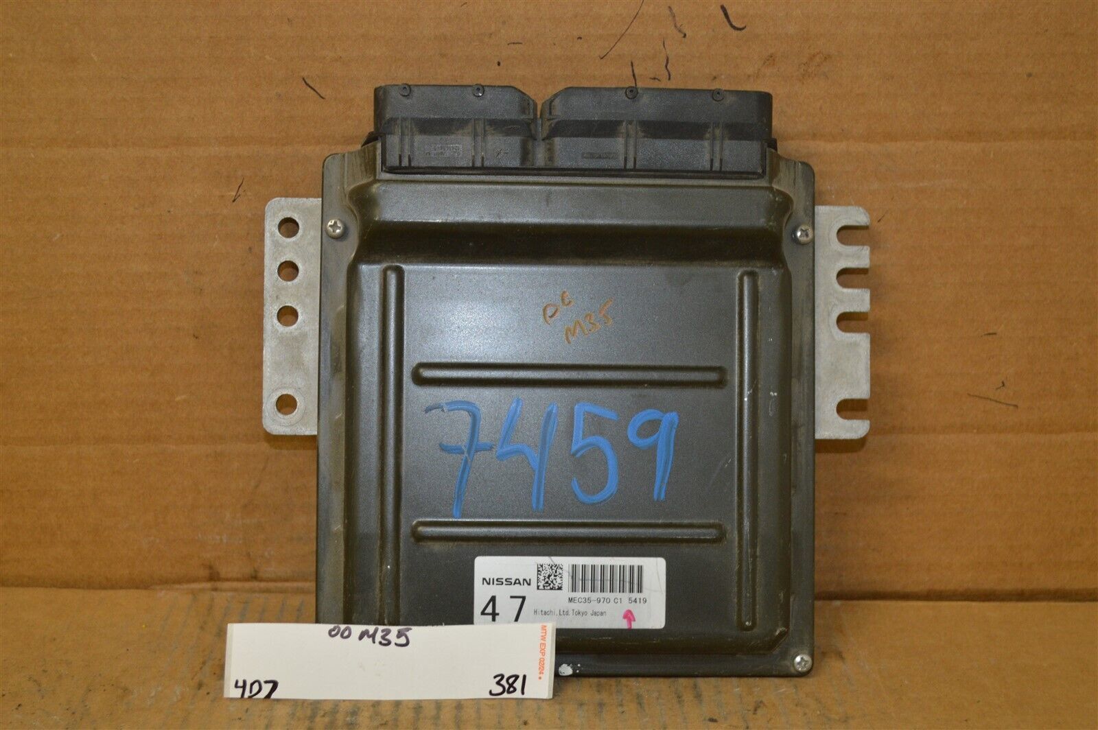 2006 Infinti M35 Engine Control Unit ECU MEC35970C1 Module 381-4D7 ...