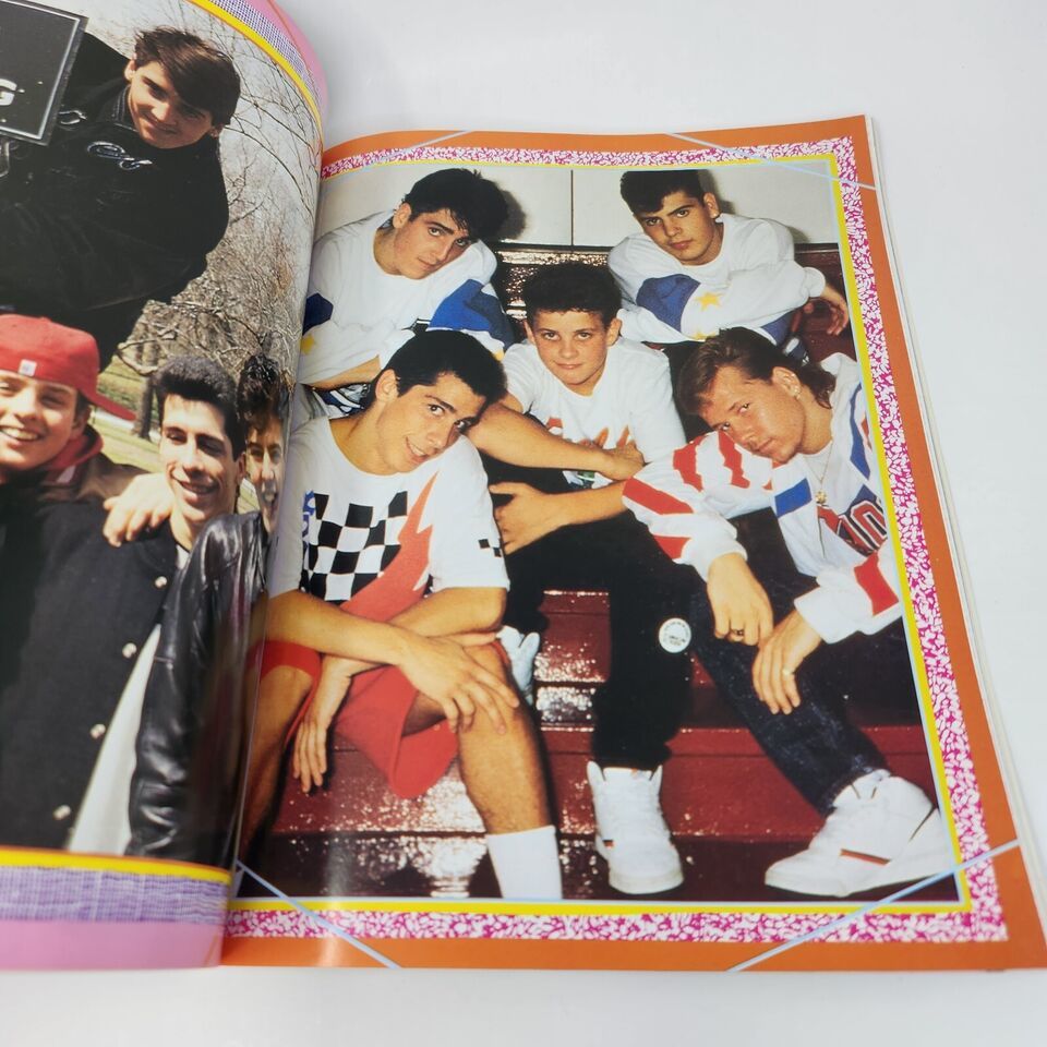 VINTAGE NEW KIDS ON THE BLOCK SCRAPBOOK BOOK CHILDRENS NKOTB GRACE ...