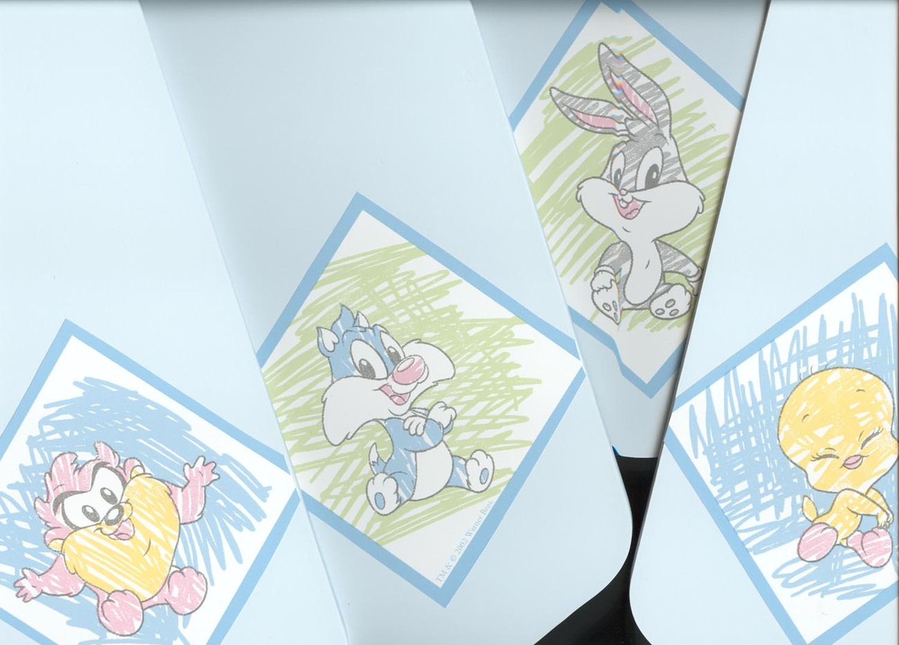 CUSTOM NURSERY CEILING FAN ~LOONY BABIES - Lamps, Lighting & Ceiling Fans