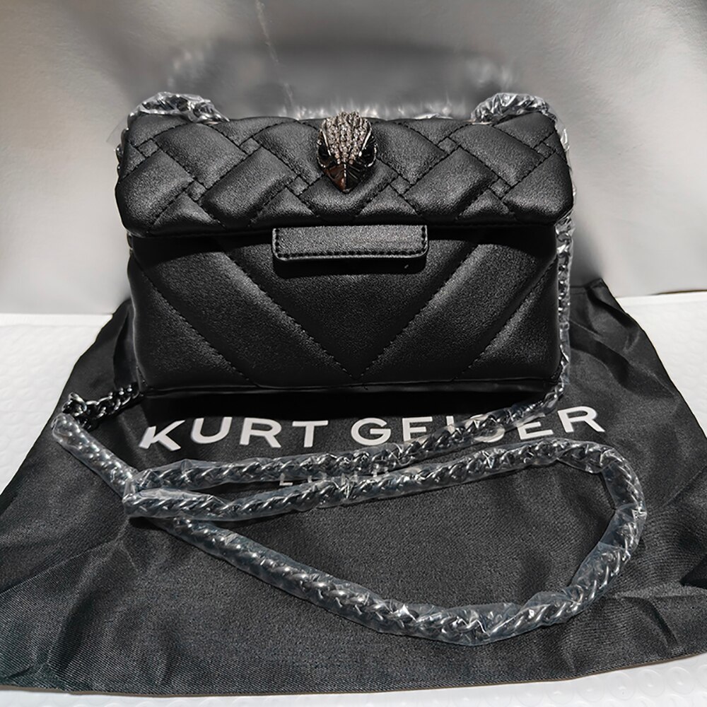 2023 Kurt G Fashion Quilted Eagle Metal Women Shouder Bag High Quality Embroider - Women's Bags ...