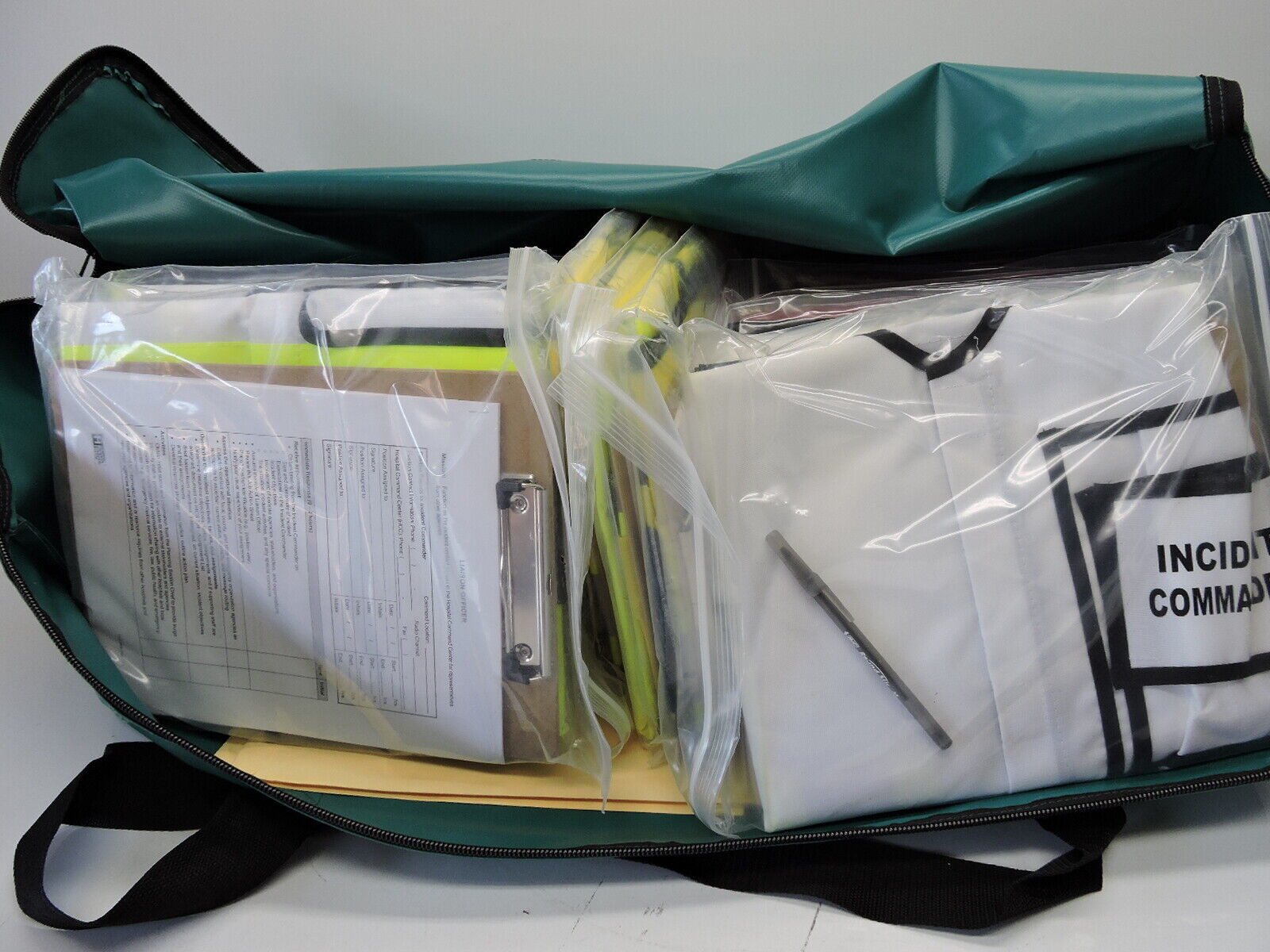 DMS 05312 Safety Vest Kit NIM/ ICS Medium Hospital Incident Command ...