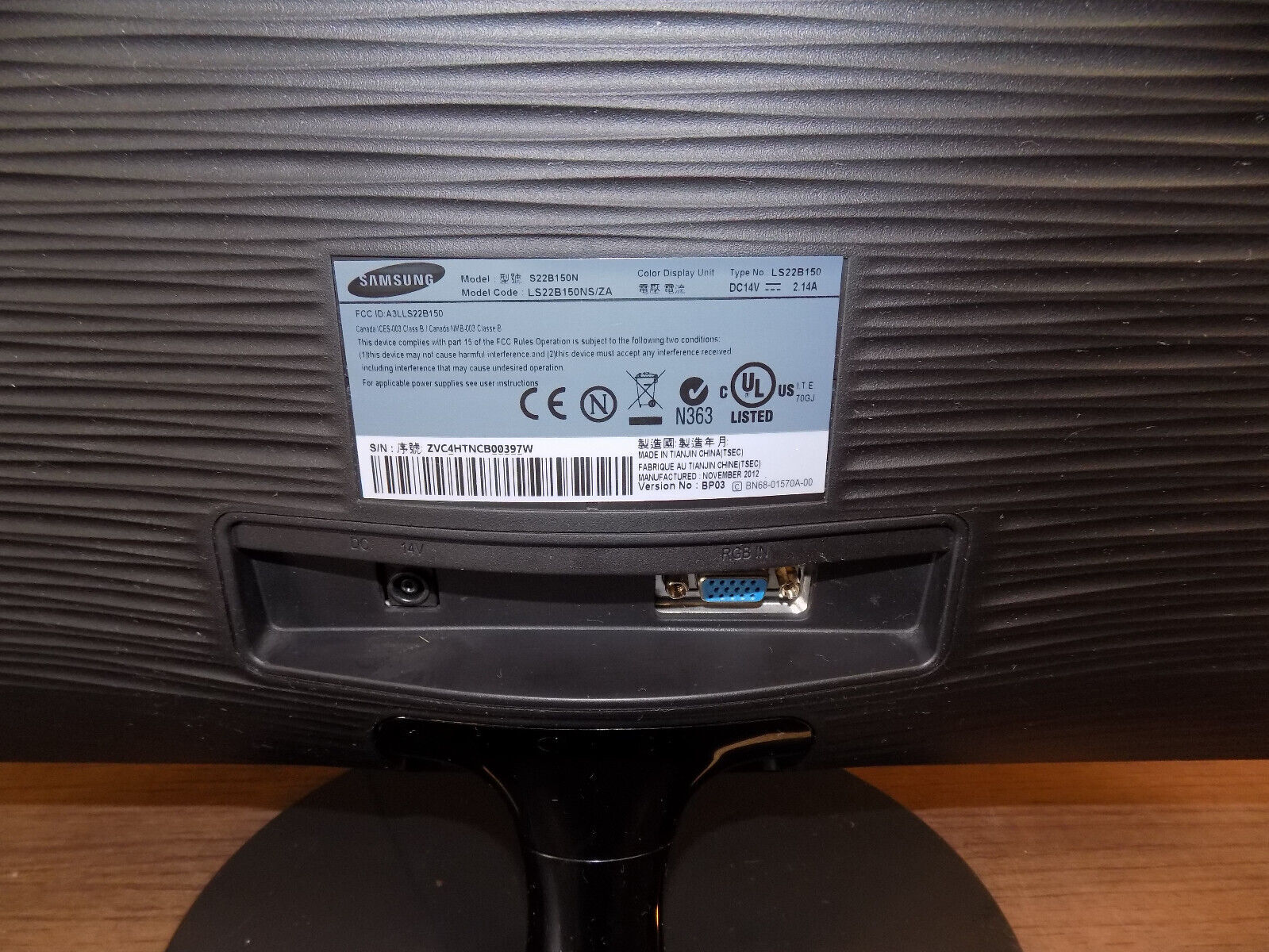 Samsung S22B150N LED LCD Monitor - Monitors