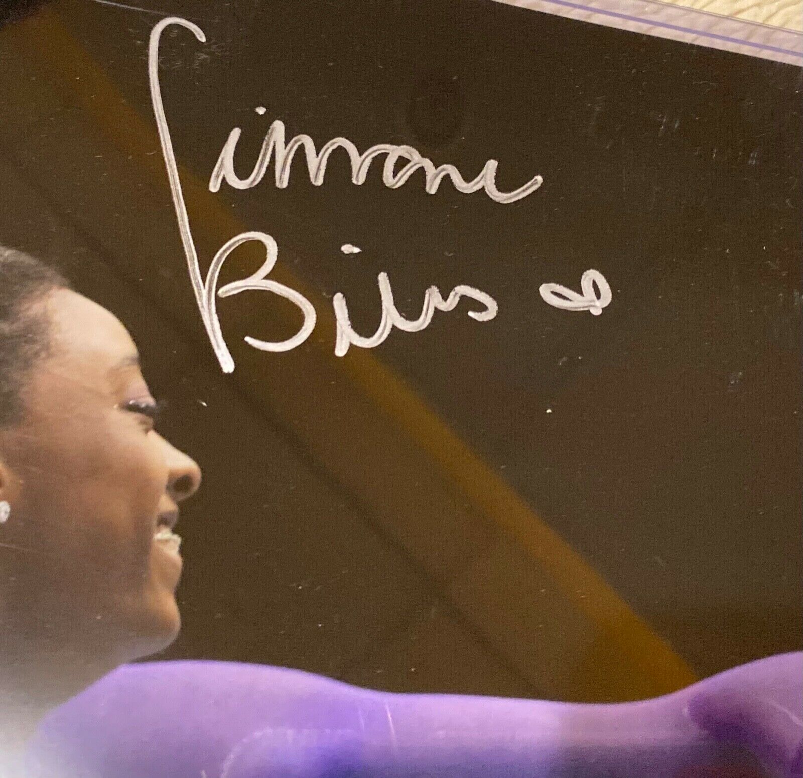 SIGNED Autograph Simone Biles USA gymnastics and similar items