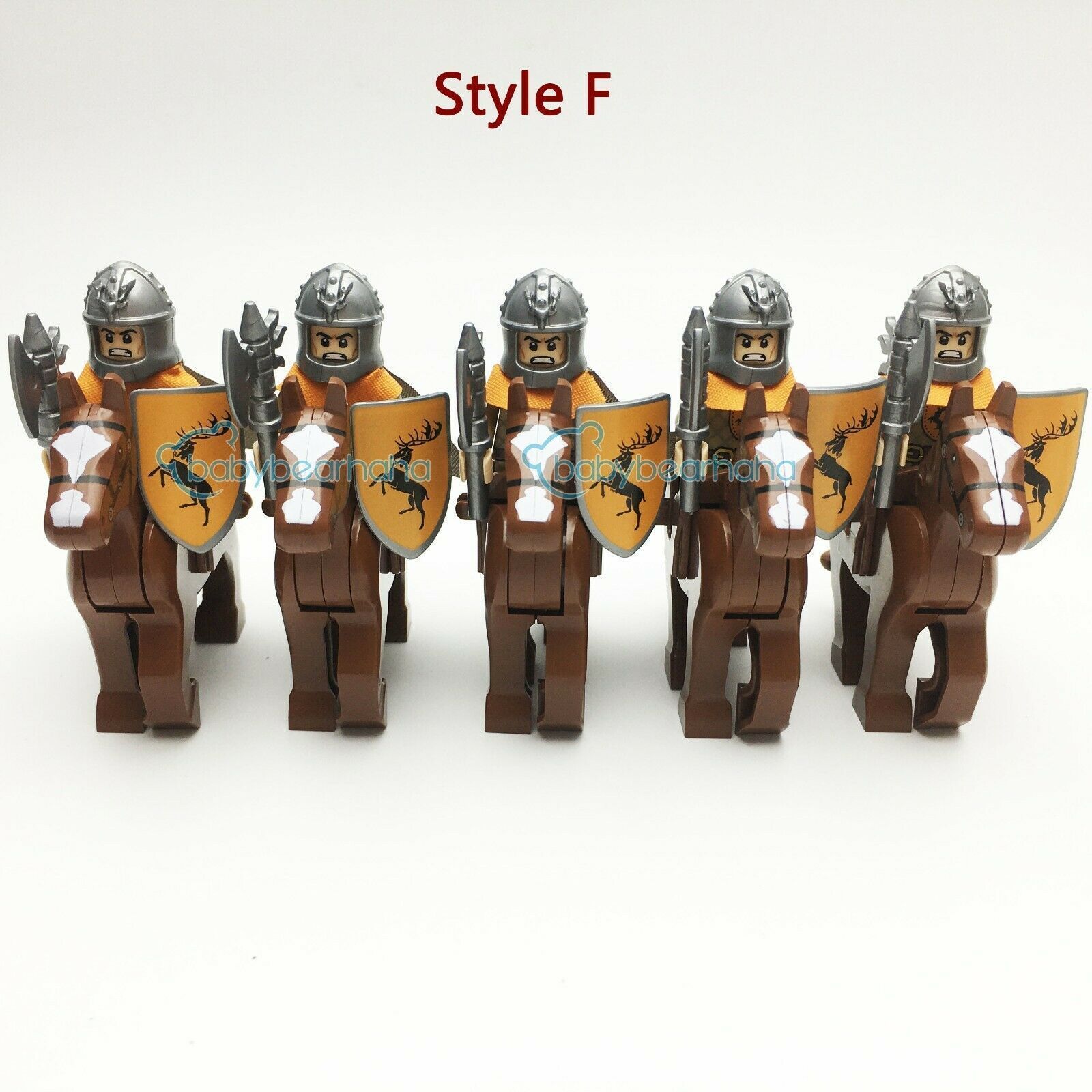 Game of Thrones House Baratheon Soldiers Cavalry Riders Army Custom ...