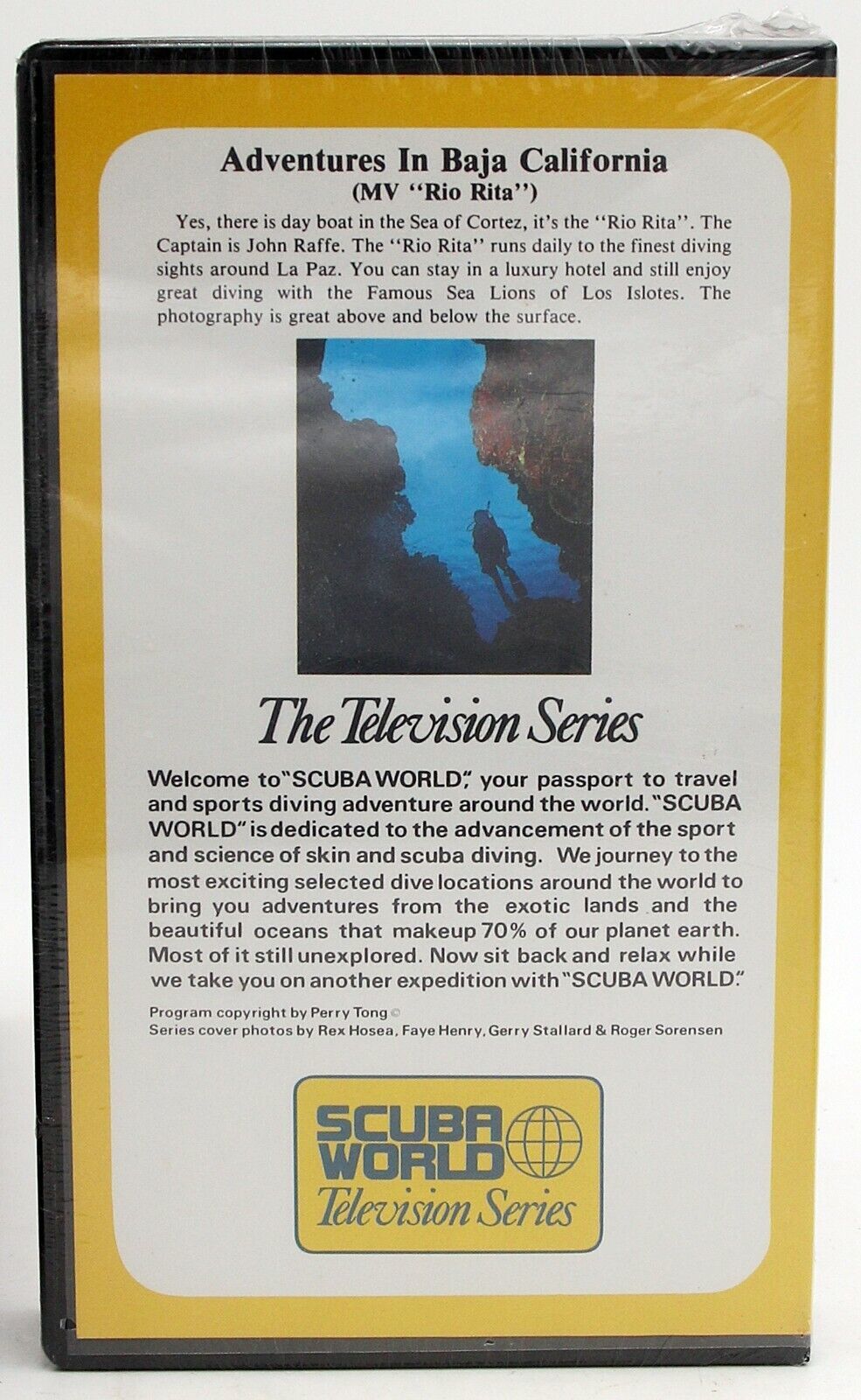Scuba World Television Series Baja Rio Rita Dive Diving Deep Sea VHS ...