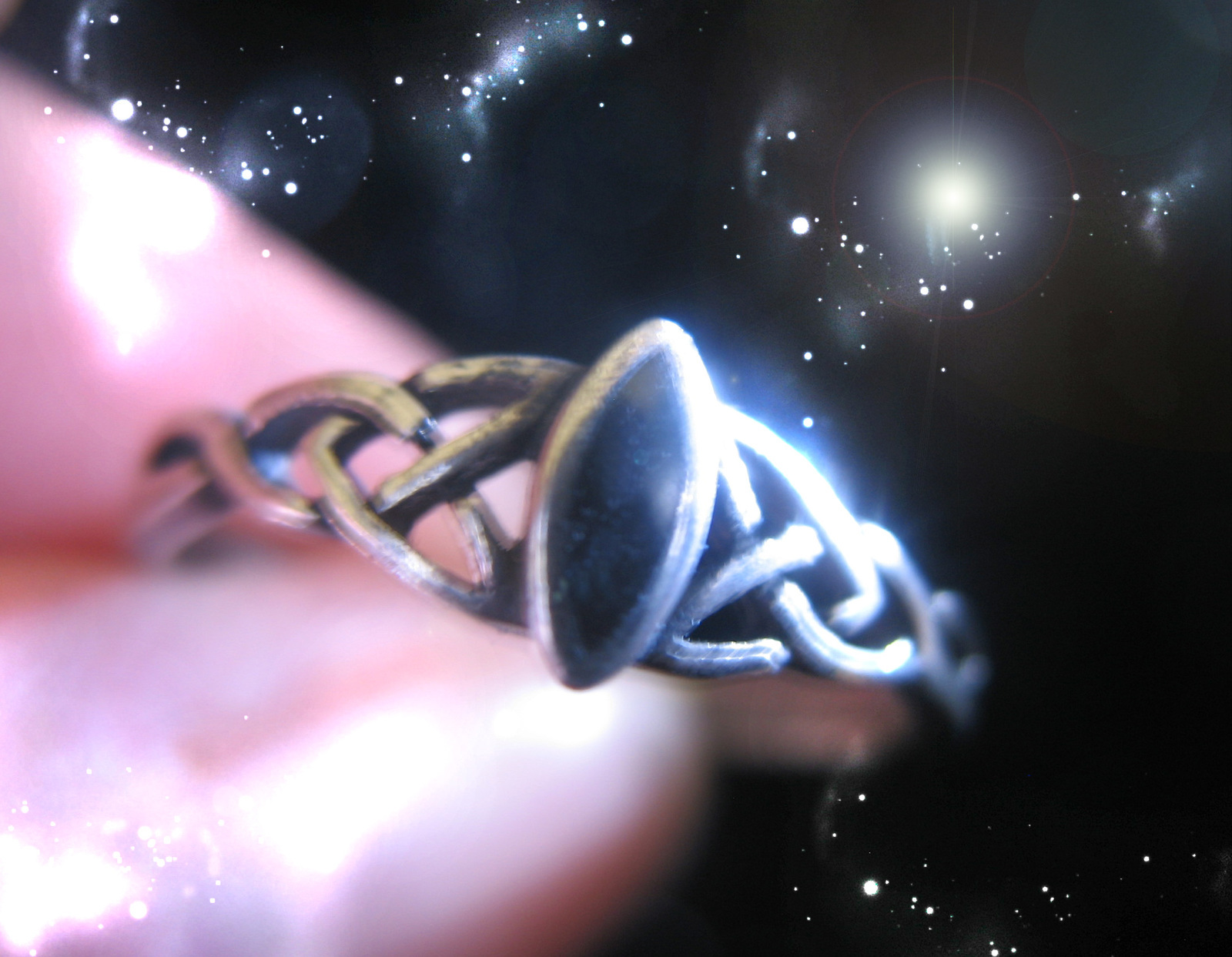 Haunted RING RAVEN TRANSFORMATION SPIRIT VESSEL MASTER OF MAGICK ONYX ...