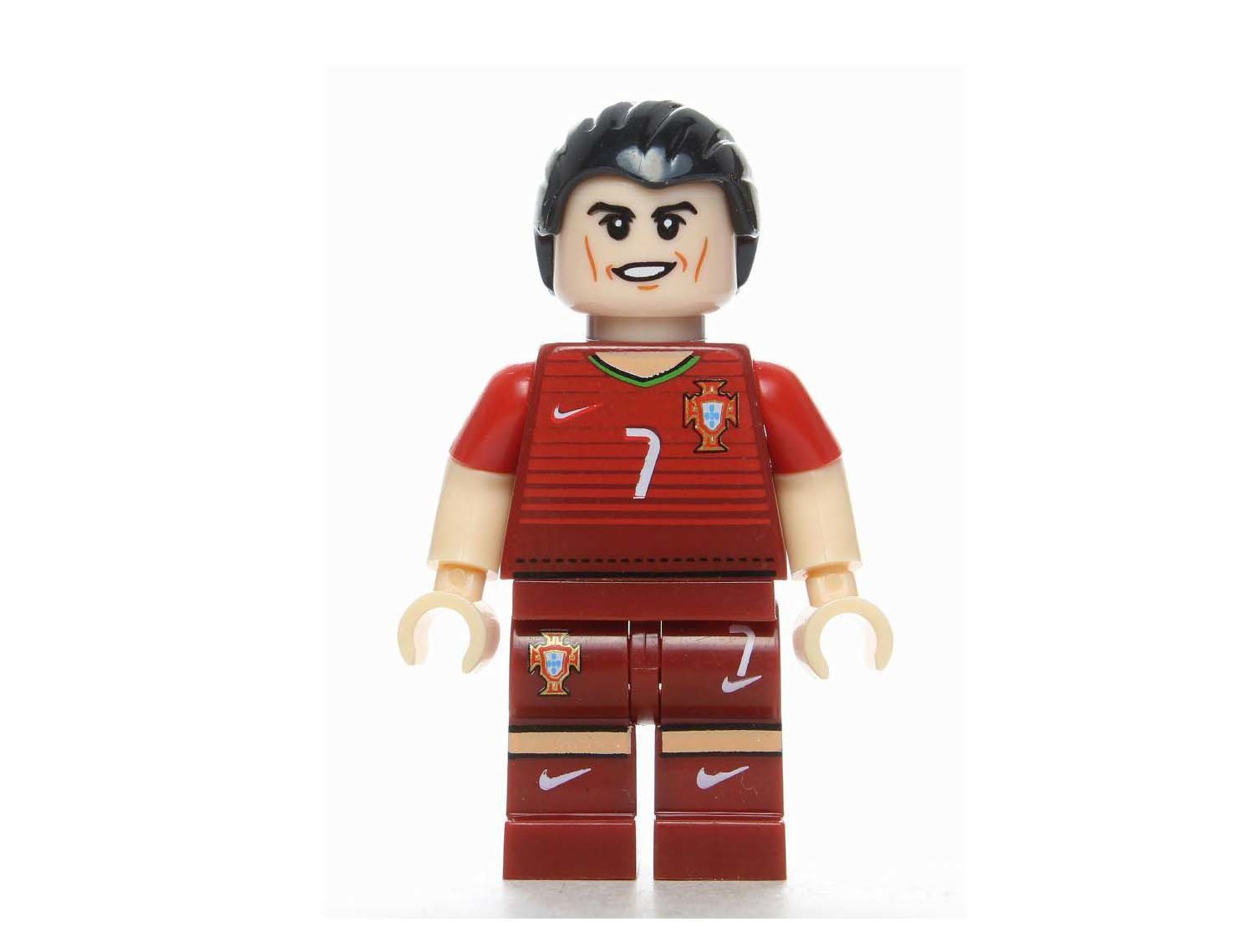 Cristiano Ronaldo Portuguese Soccer Football player Building Minifigure ...