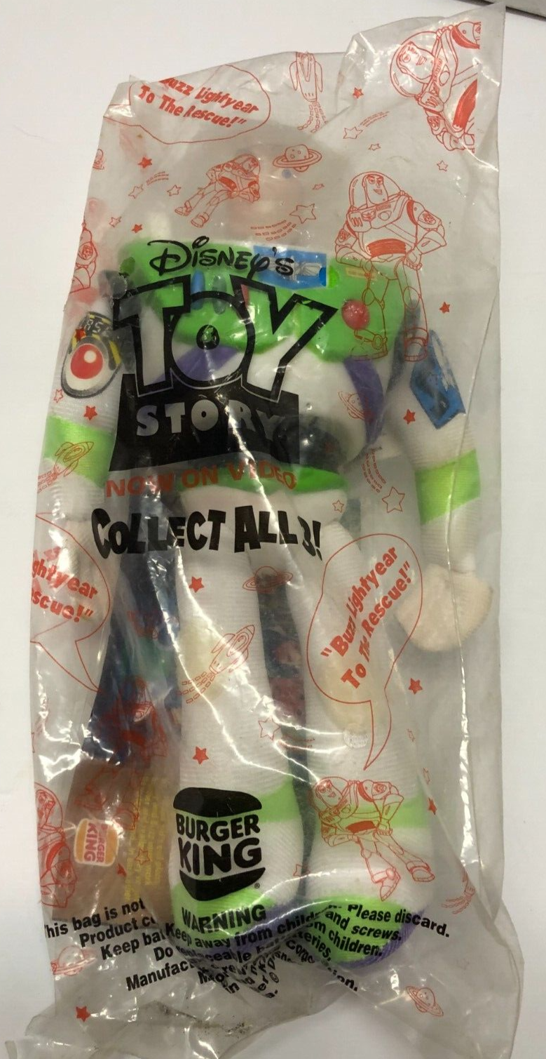 1995 Burger King Disney Pixar Toy Story Kid’s Meal Buzz Lightyear Toy ...