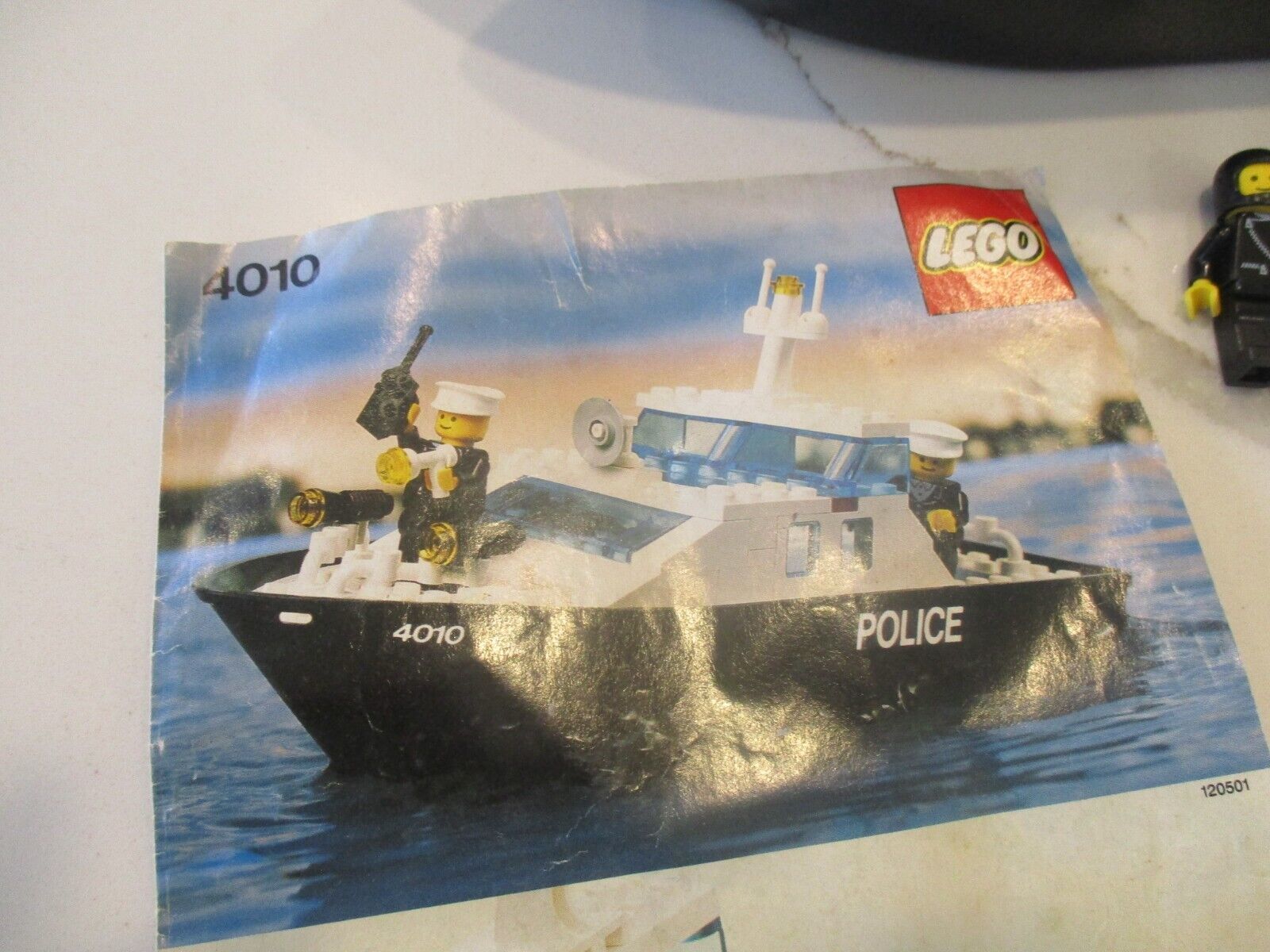 1987 Lego #4010 Police rescue boat floating boat vintage complete set ...