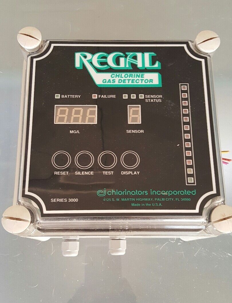 CHLORINATORS SERIES 3000 3001-1-0 REGAL CHLORINE GAS DETECTOR $199 - Other Sensors