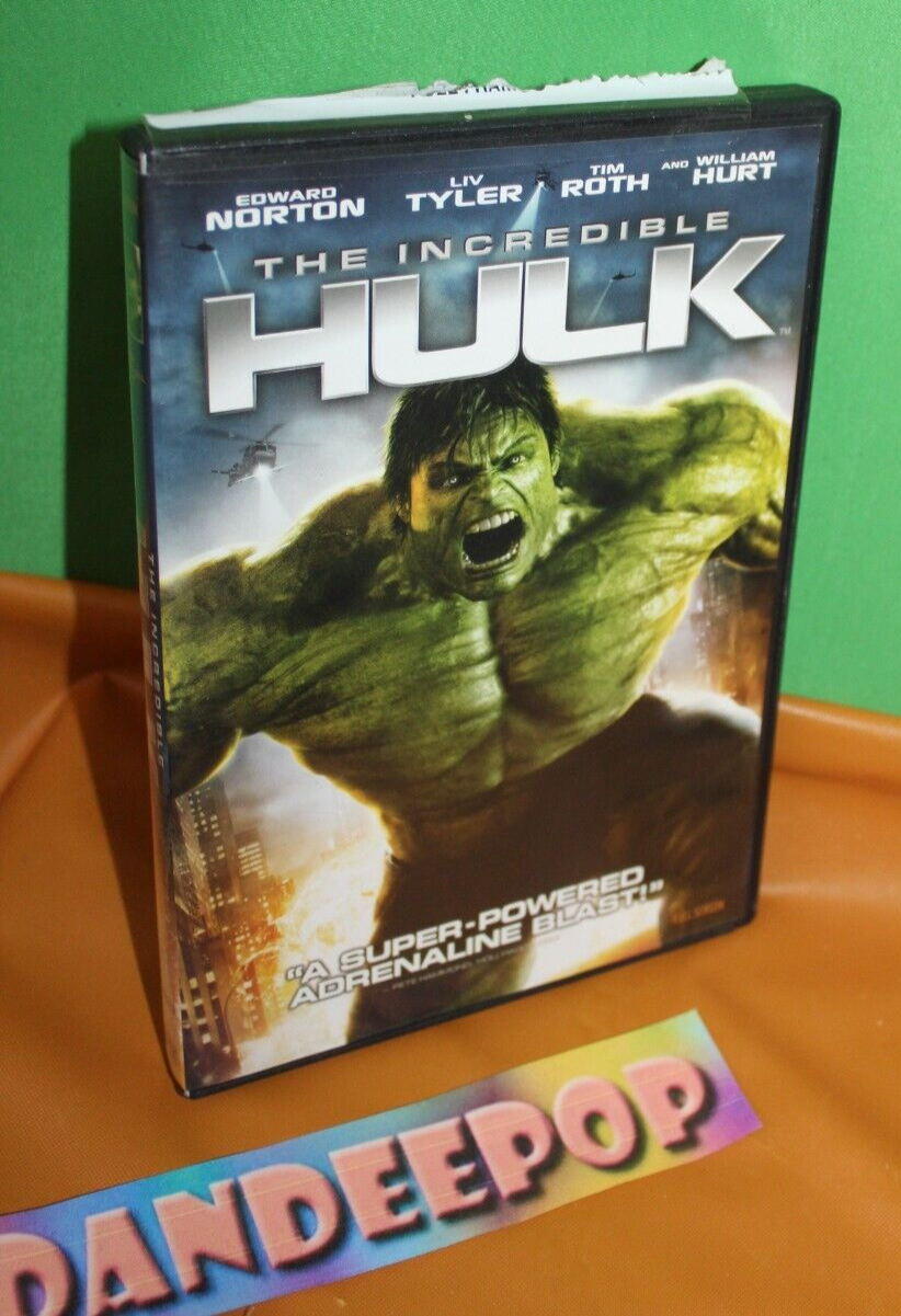 The Incredible Hulk (DVD, 2008, Widescreen) - DVDs & Blu-ray Discs