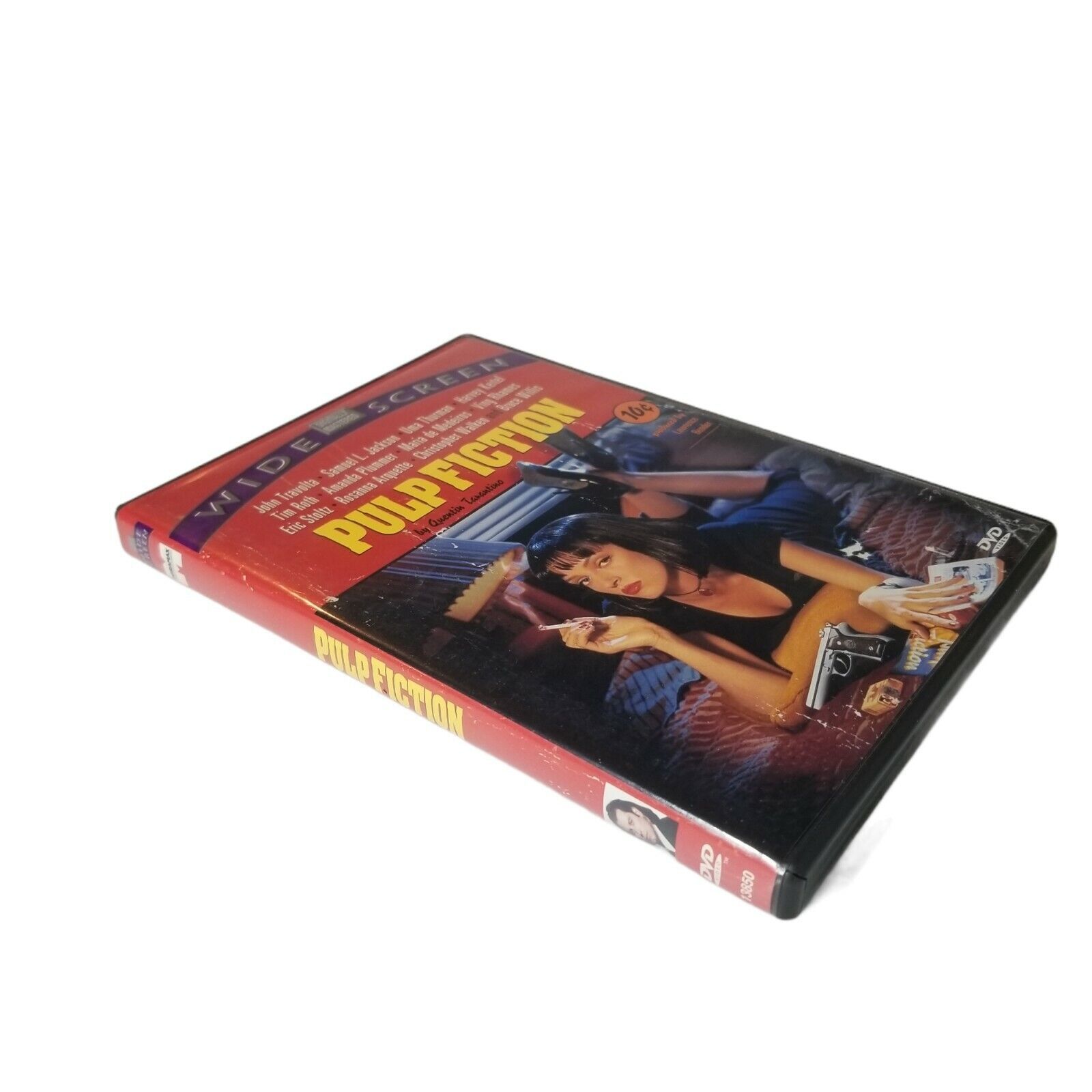 Pulp Fiction DVD 1998 Wide Screen John Travolta Samuel L Jackson Uma ...