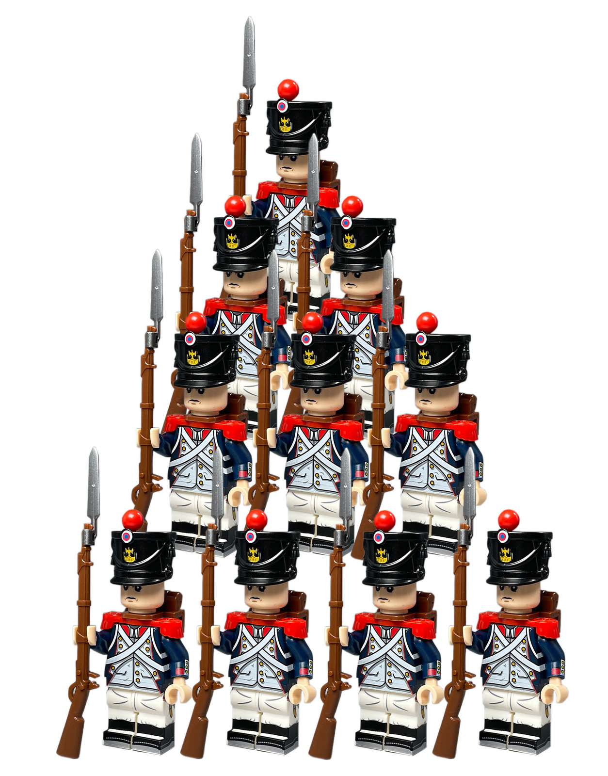 French Revolutionary Wars French Fusiliers Marins 10 Minifigures Lot ...