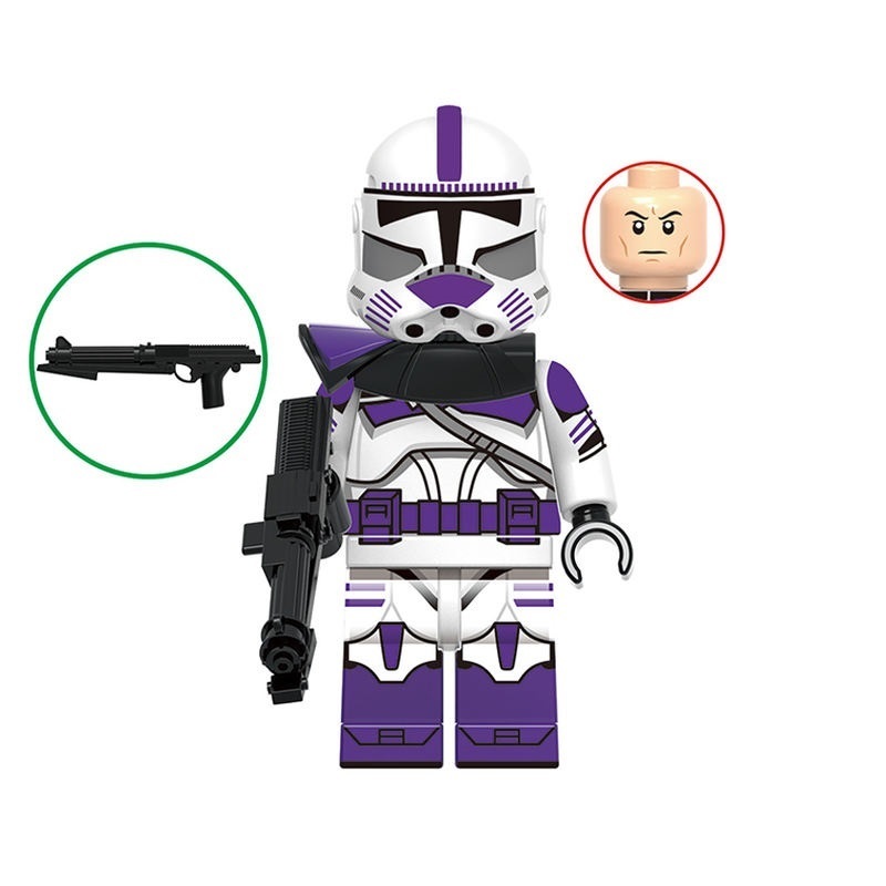 8pcs Star Wars 41st Ranger Platoon 442nd Battalion Comet Echo Tup ...