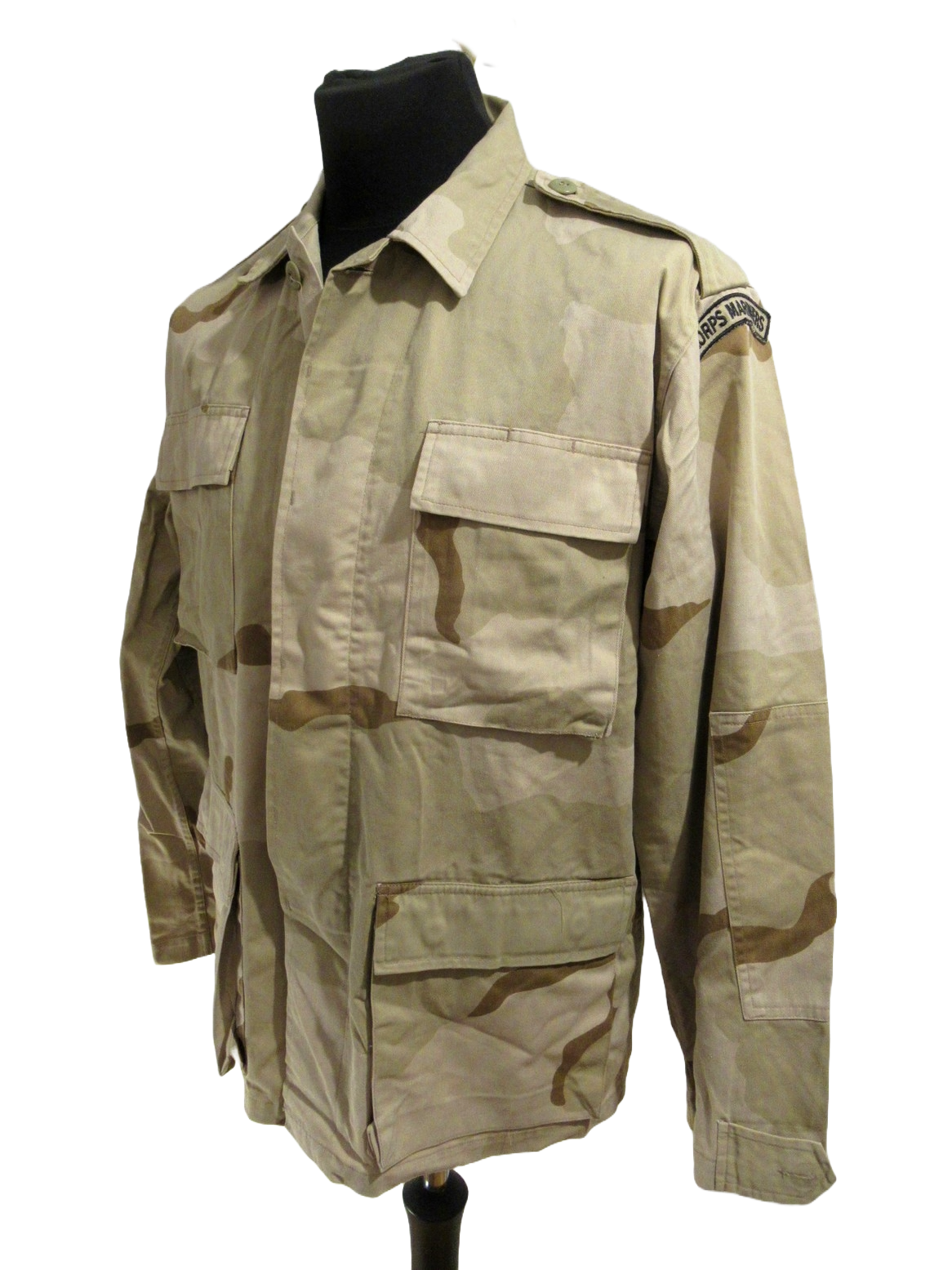 Vintage 1990s Dutch army desert camo Korps Mariniers camouflage jacket ...